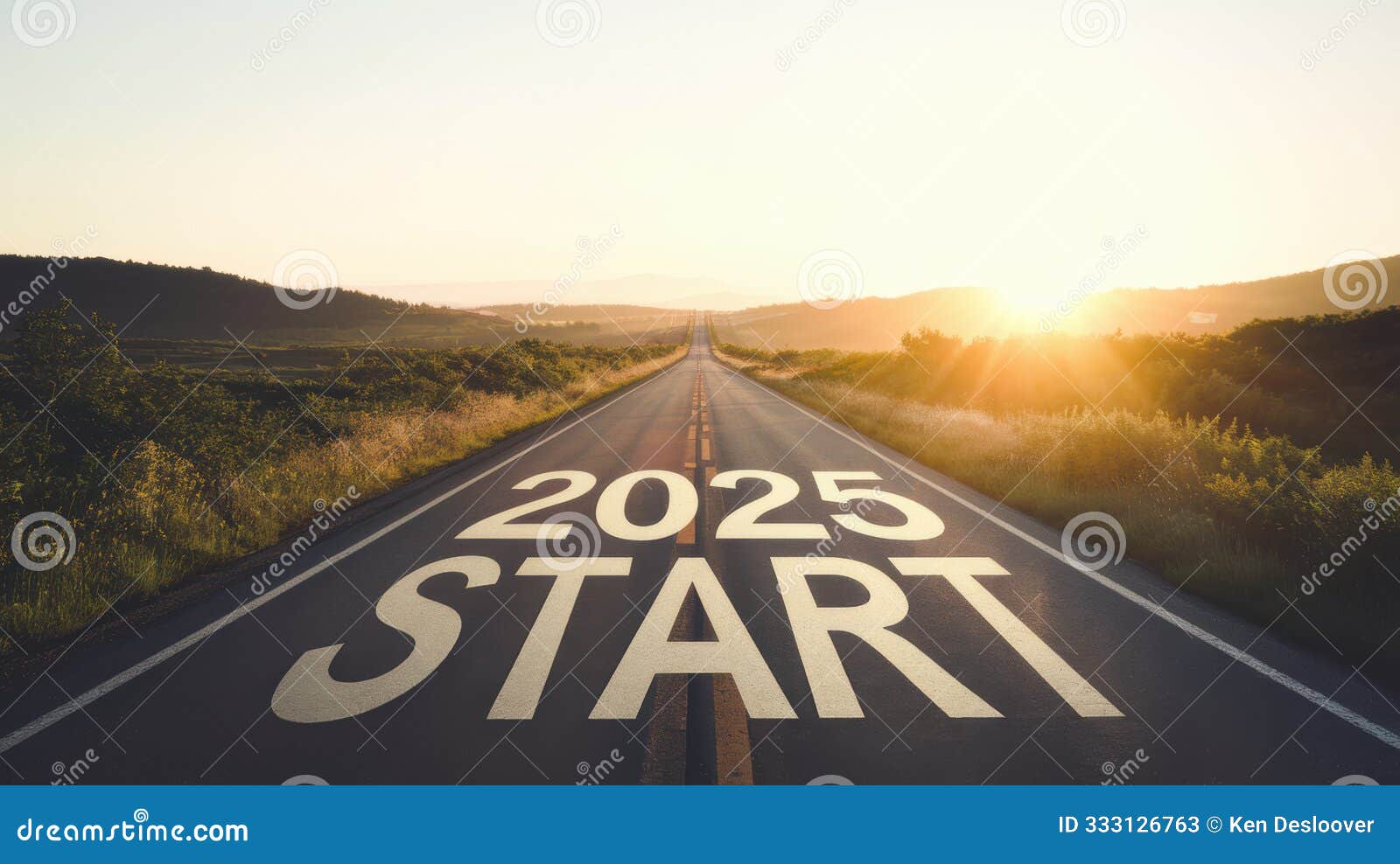 2025 Start New Year Symbol. Turned A Wooden Cube And Changes Words ...