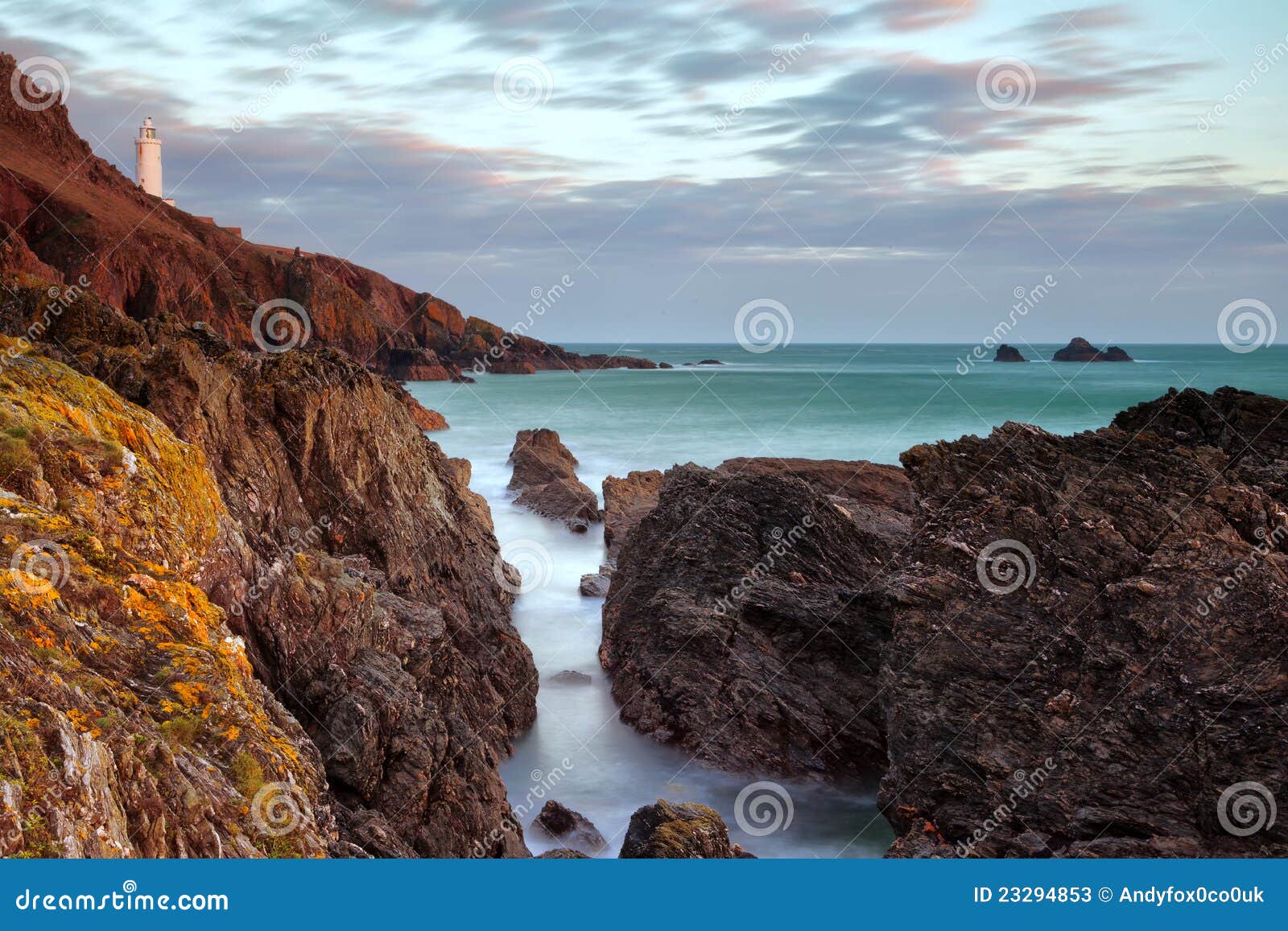 Start Point stock image. Image of devon, surf, sunrise - 23294853