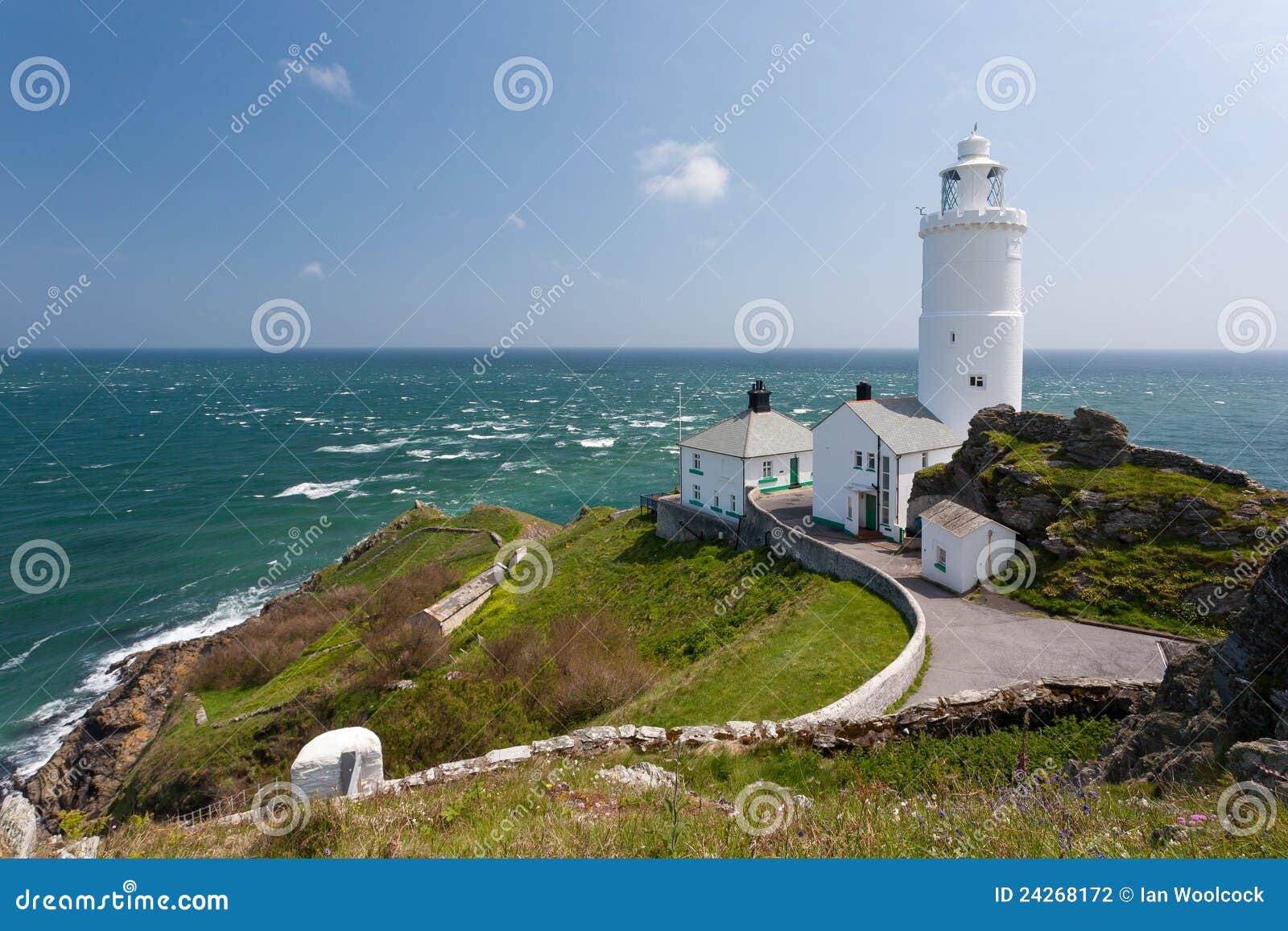Start Point Lighthouse stock photo. Image of english - 24268172