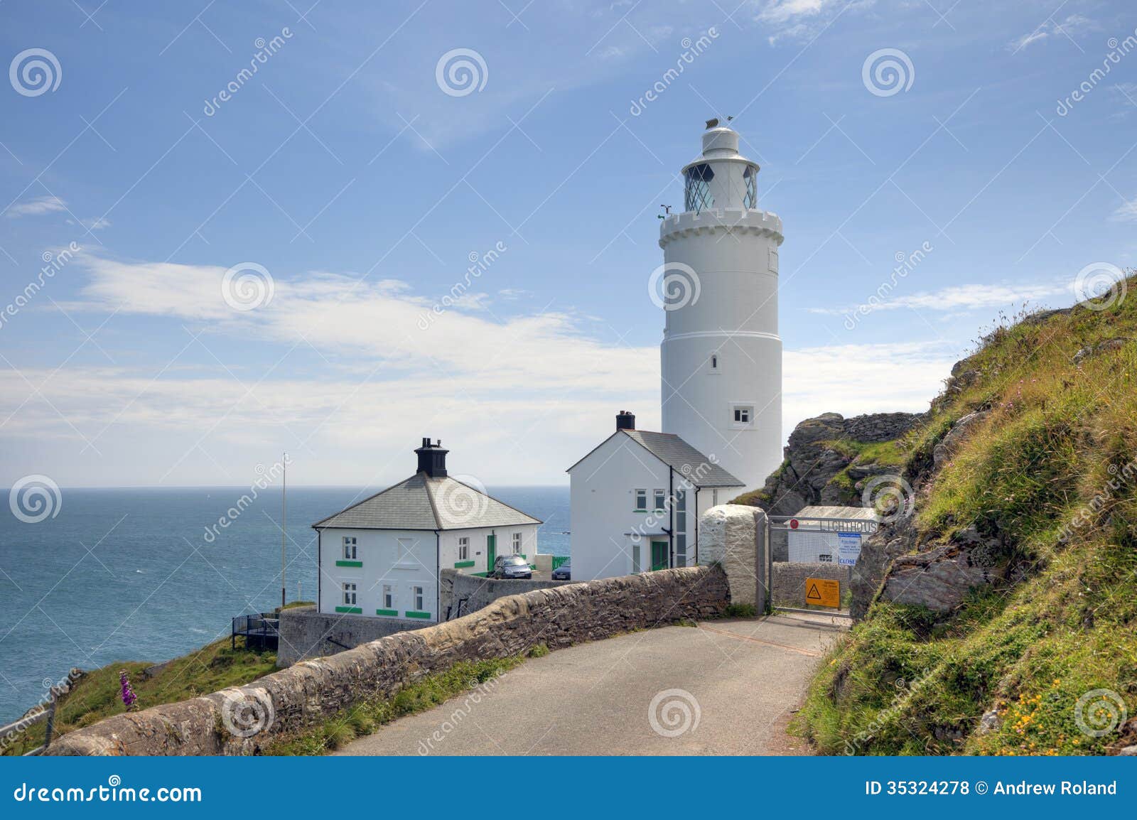 Start Point Lighthouse stock photo. Image of seaside - 35324278