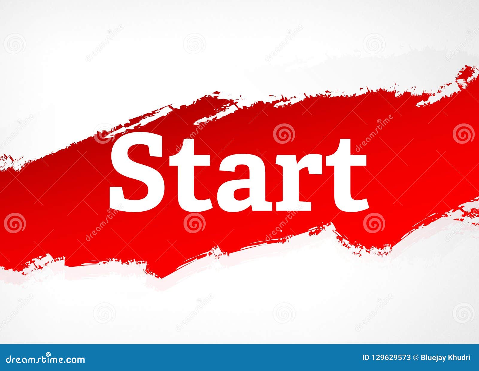 Start Red Brush Abstract Background Illustration Stock Illustration ...