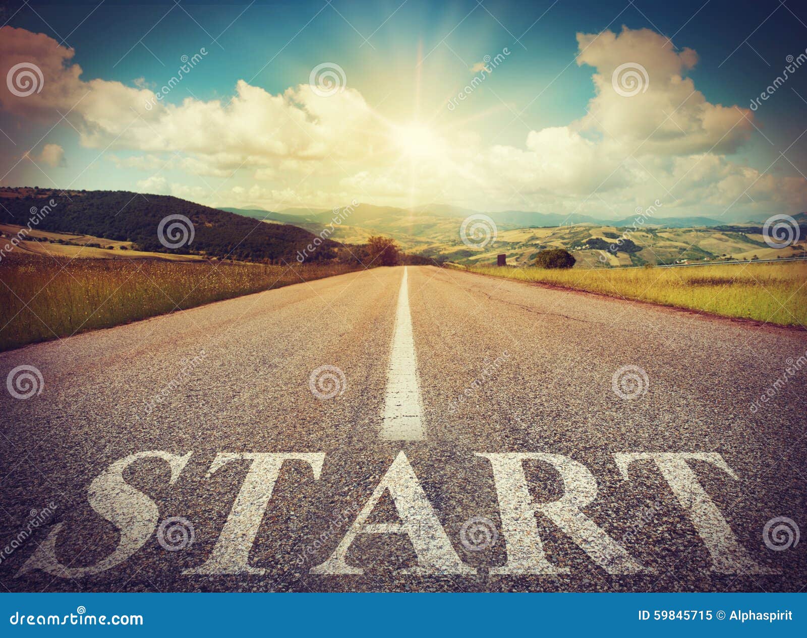Start road stock image. Image of guide, concept, business - 59845715