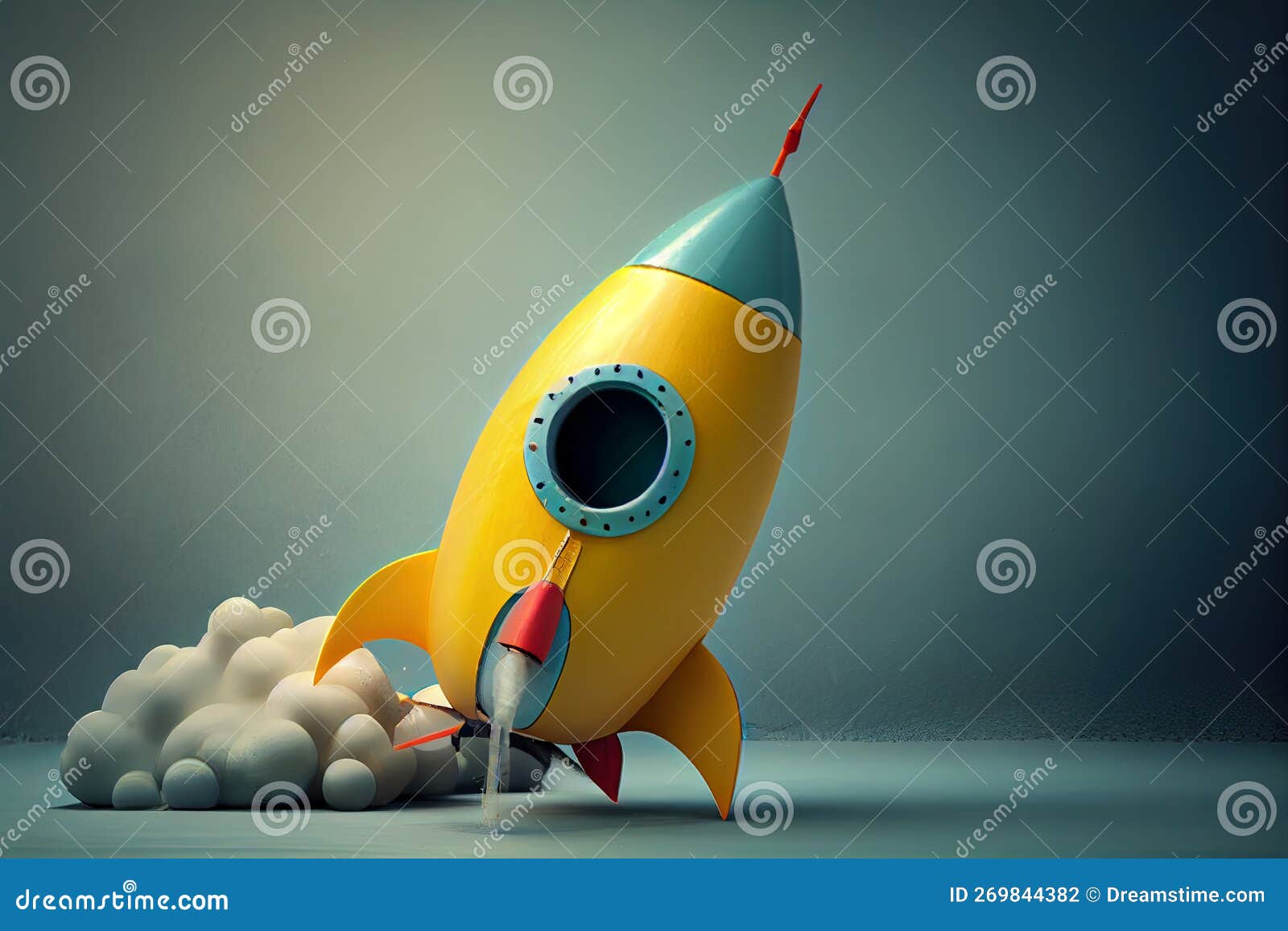 Start of rocket stock illustration. Illustration of future - 269844382