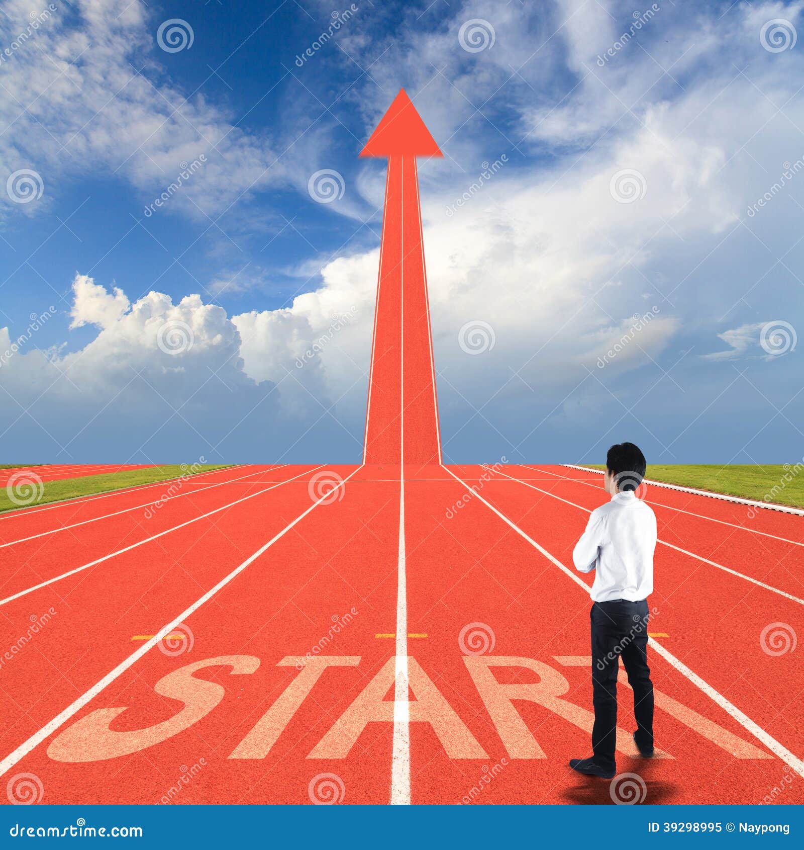 Start on running track stock image. Image of blue, event - 39298995