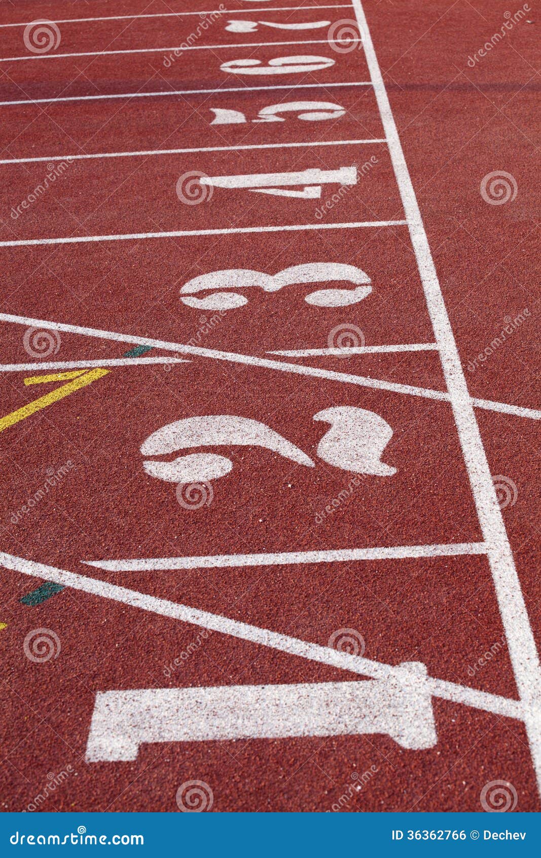 Start of a running track stock photo. Image of fast, healthy - 36362766