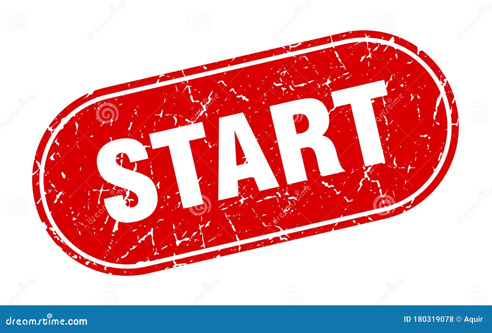 Start Sign. Start Grunge Stamp Stock Vector - Illustration of button ...