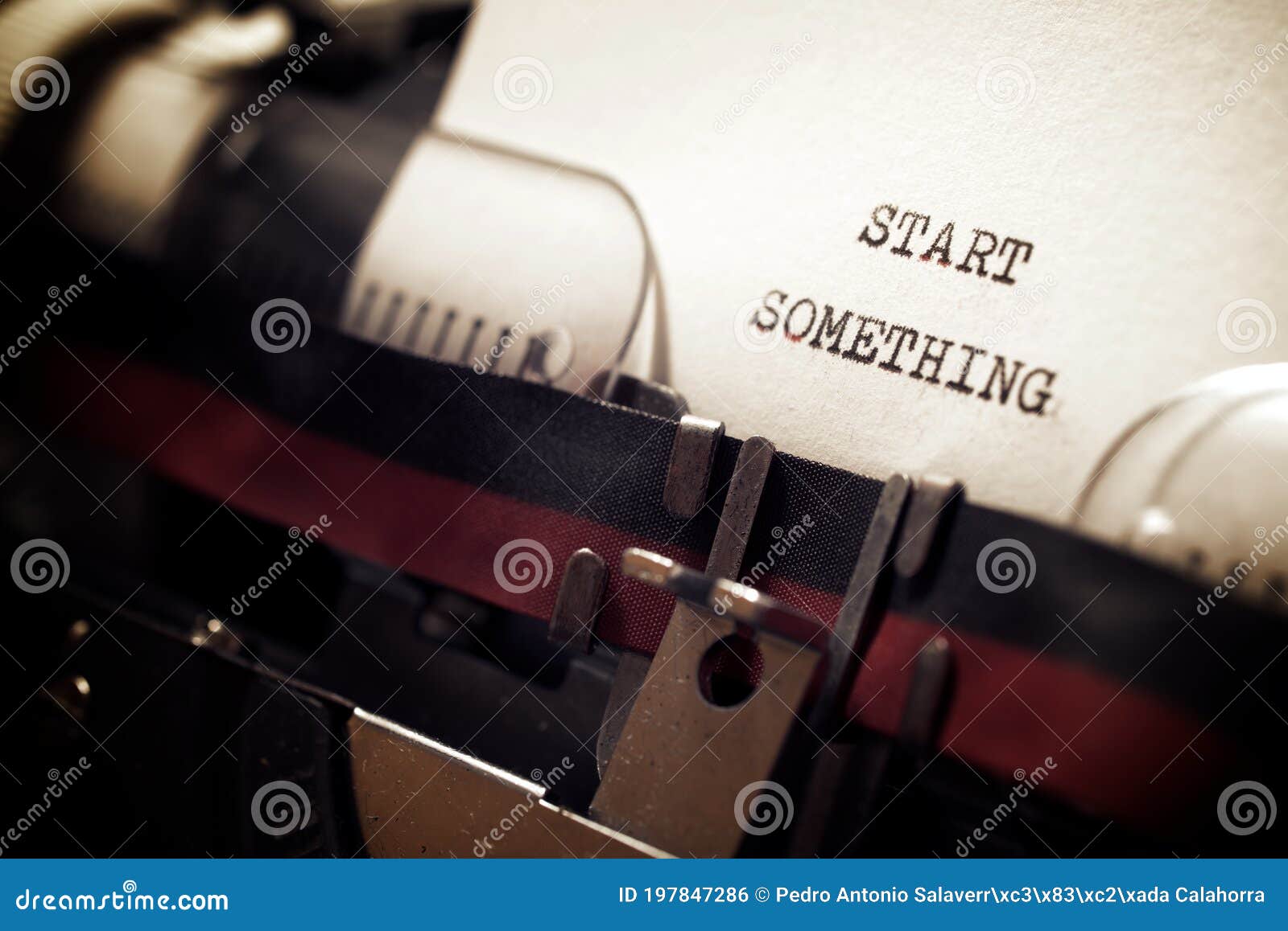 Start something phrase stock photo. Image of start, inspiration - 197847286