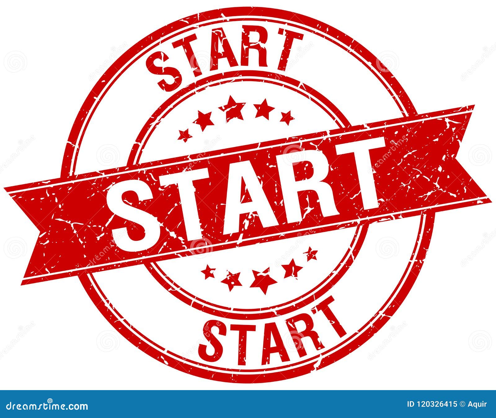 Start stamp stock vector. Illustration of texture, badge - 120326415