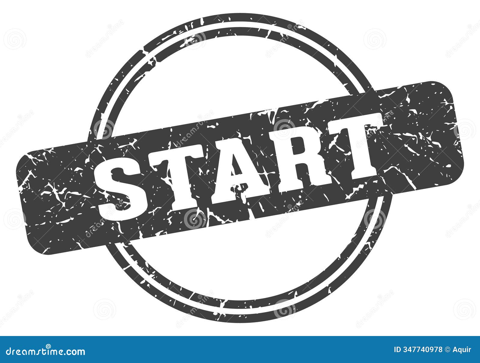 Start stamp stock illustration. Illustration of round - 347740978