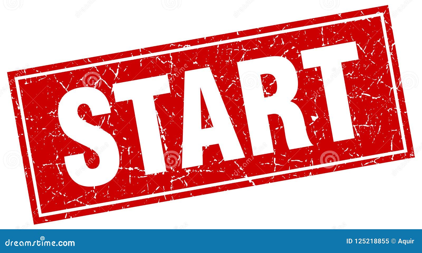 Start stamp stock vector. Illustration of vintage, grungy - 125218855