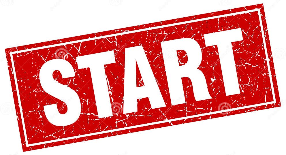 Start stamp stock vector. Illustration of vintage, grungy - 125218855