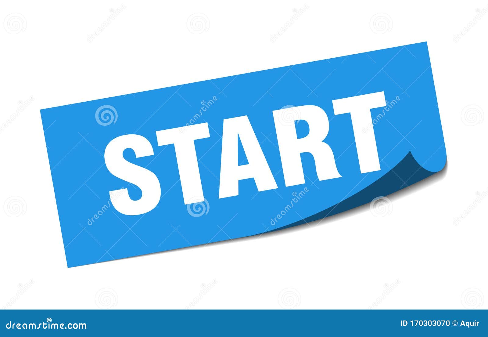 Start Sticker. Start Square Sign Stock Vector - Illustration of banner ...