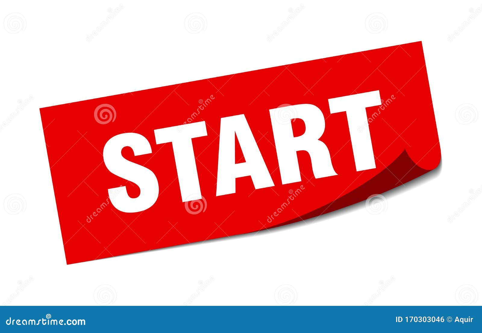 Start Sticker. Start Square Sign Stock Vector - Illustration of paper ...