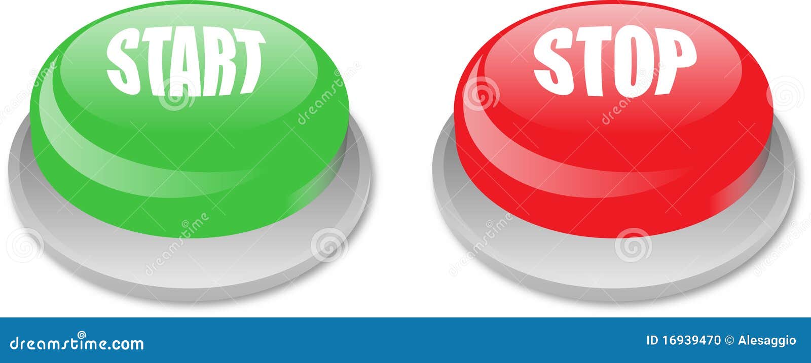 Start Stop Button Stock Photo - Image: 16939470