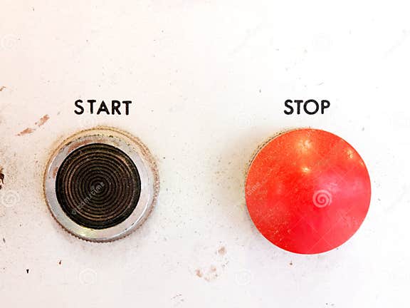 Start stop button stock image. Image of electricity, panel - 2554263