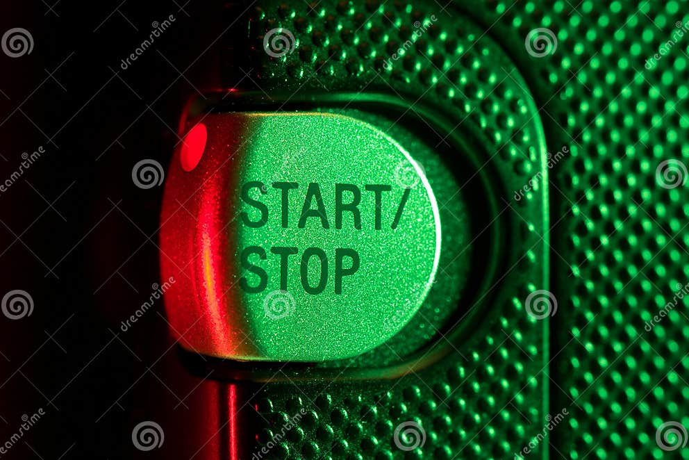 Start Stop Button stock photo. Image of gadget, journalism - 35116194