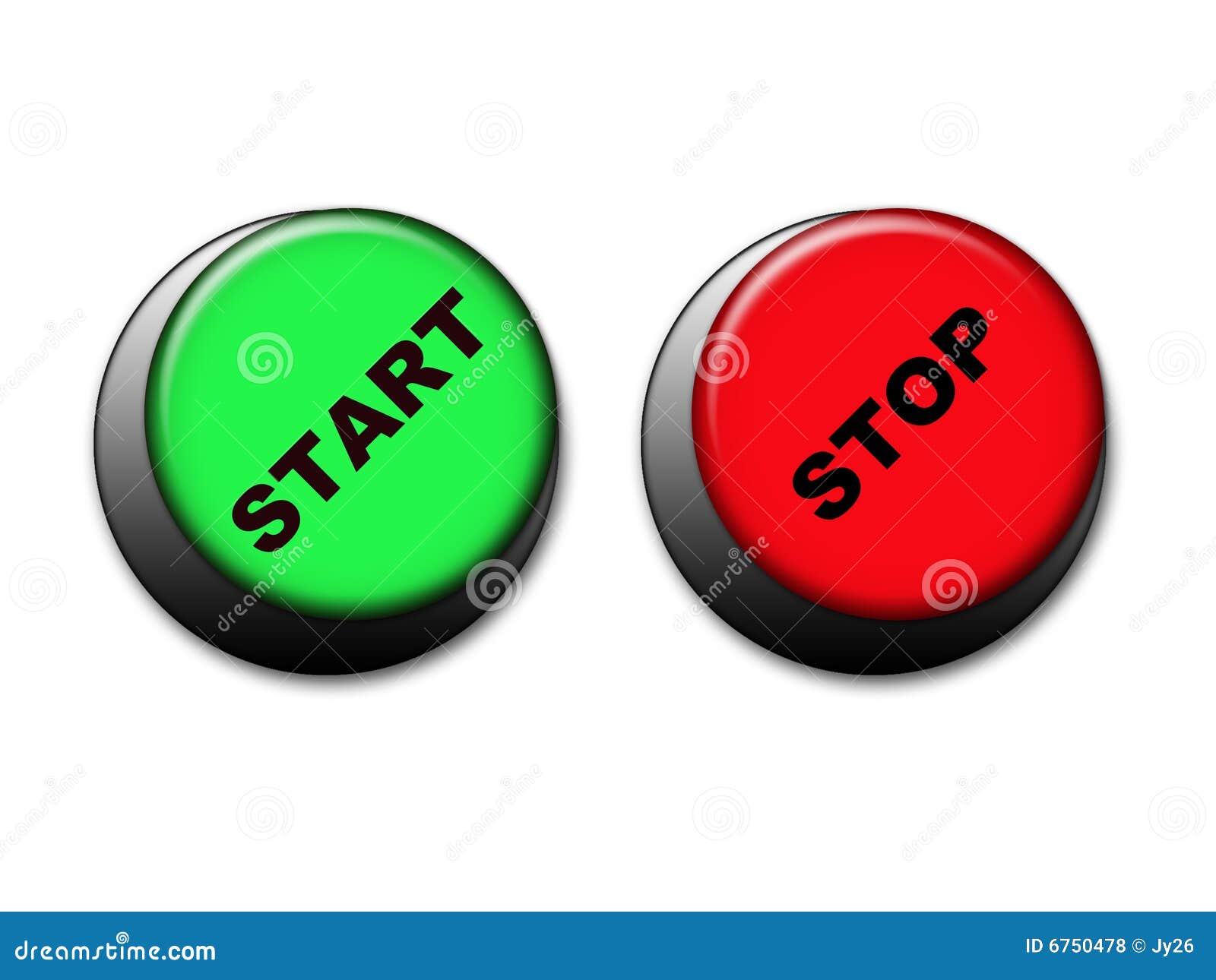 Go Stop Buttons Stock Photography | CartoonDealer.com #23116946
