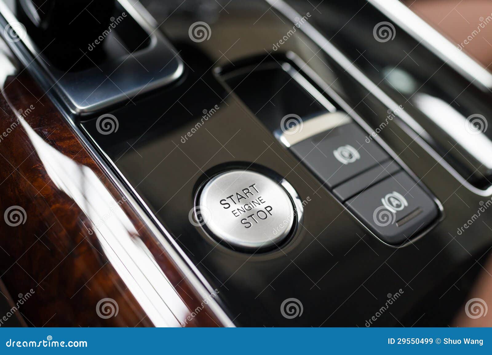 Start And Stop Button On A Control Switchboard Royalty-Free Stock ...