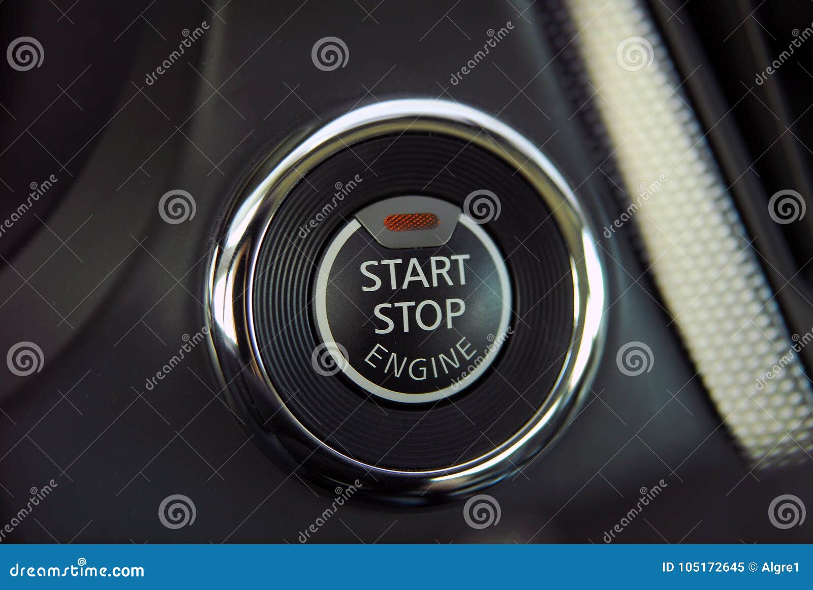 Start engine button stock image. Image of close, luxury - 105172645