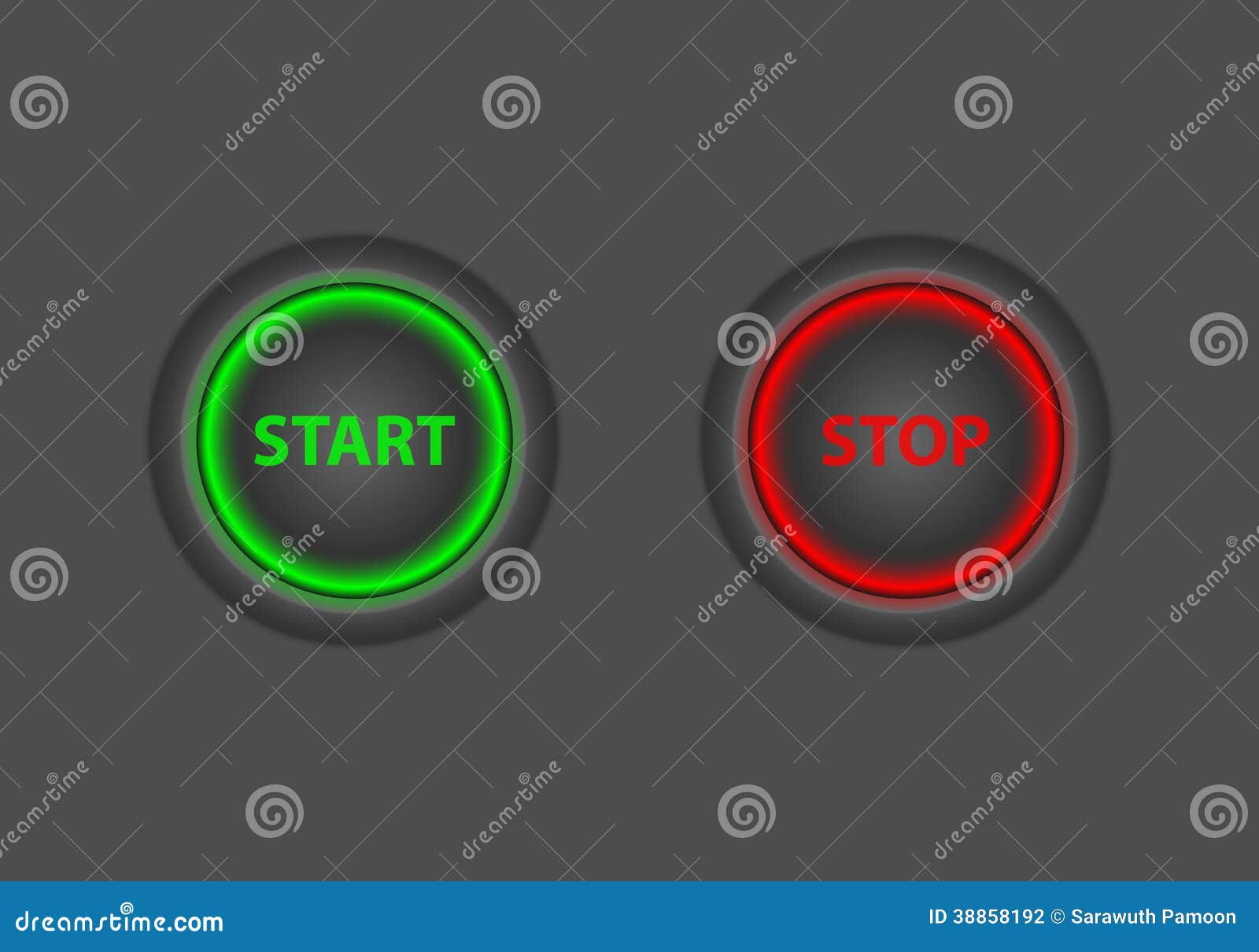 Start Stop Sign Royalty-Free Stock Photo | CartoonDealer.com #5195529