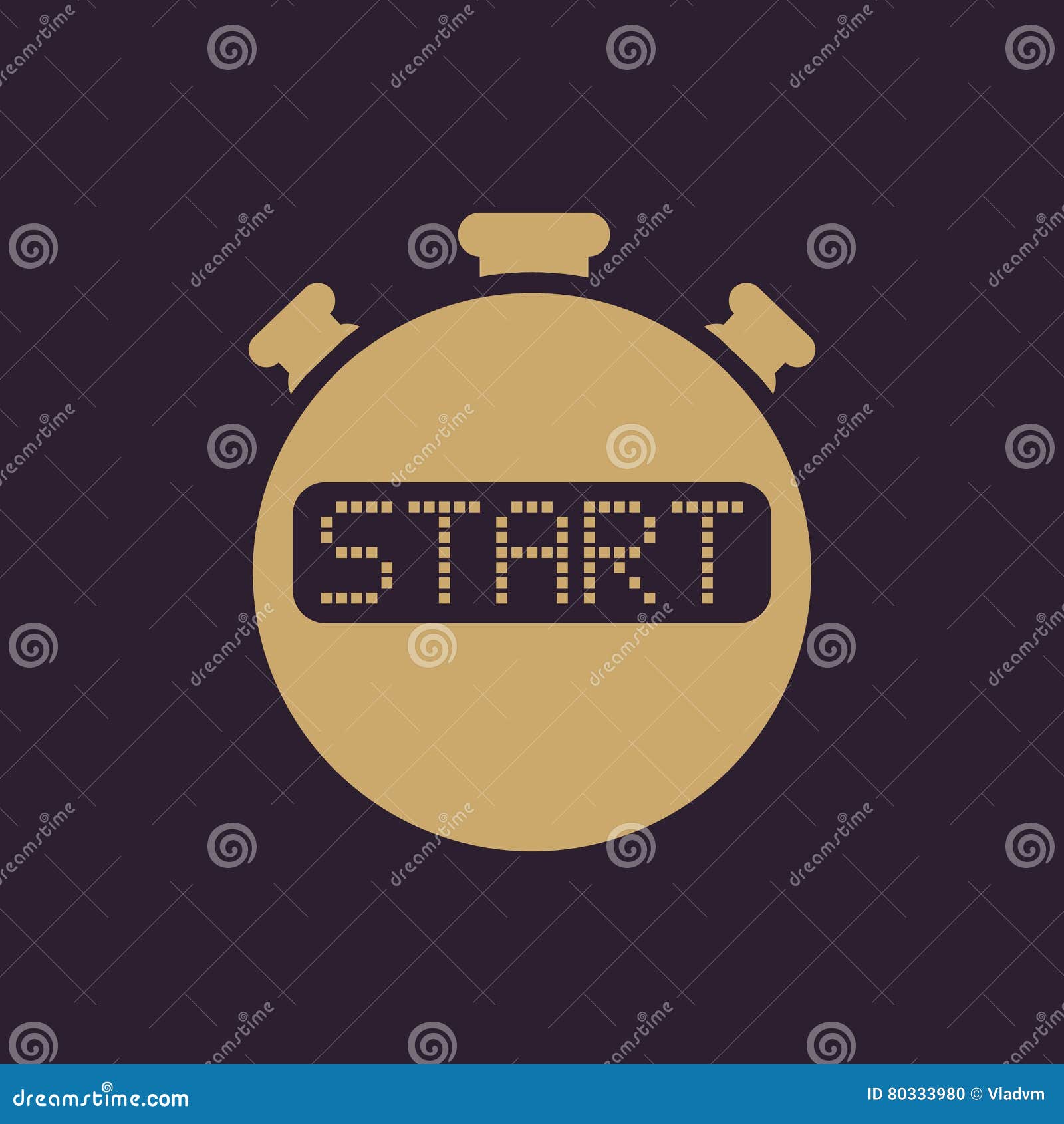 The Start Stopwatch Icon. Clock and Watch, Timer, Countdown, Stopwatch ...
