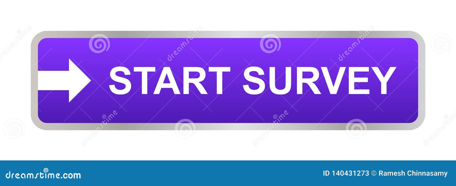 Start survey button stock vector. Illustration of edit - 140431273
