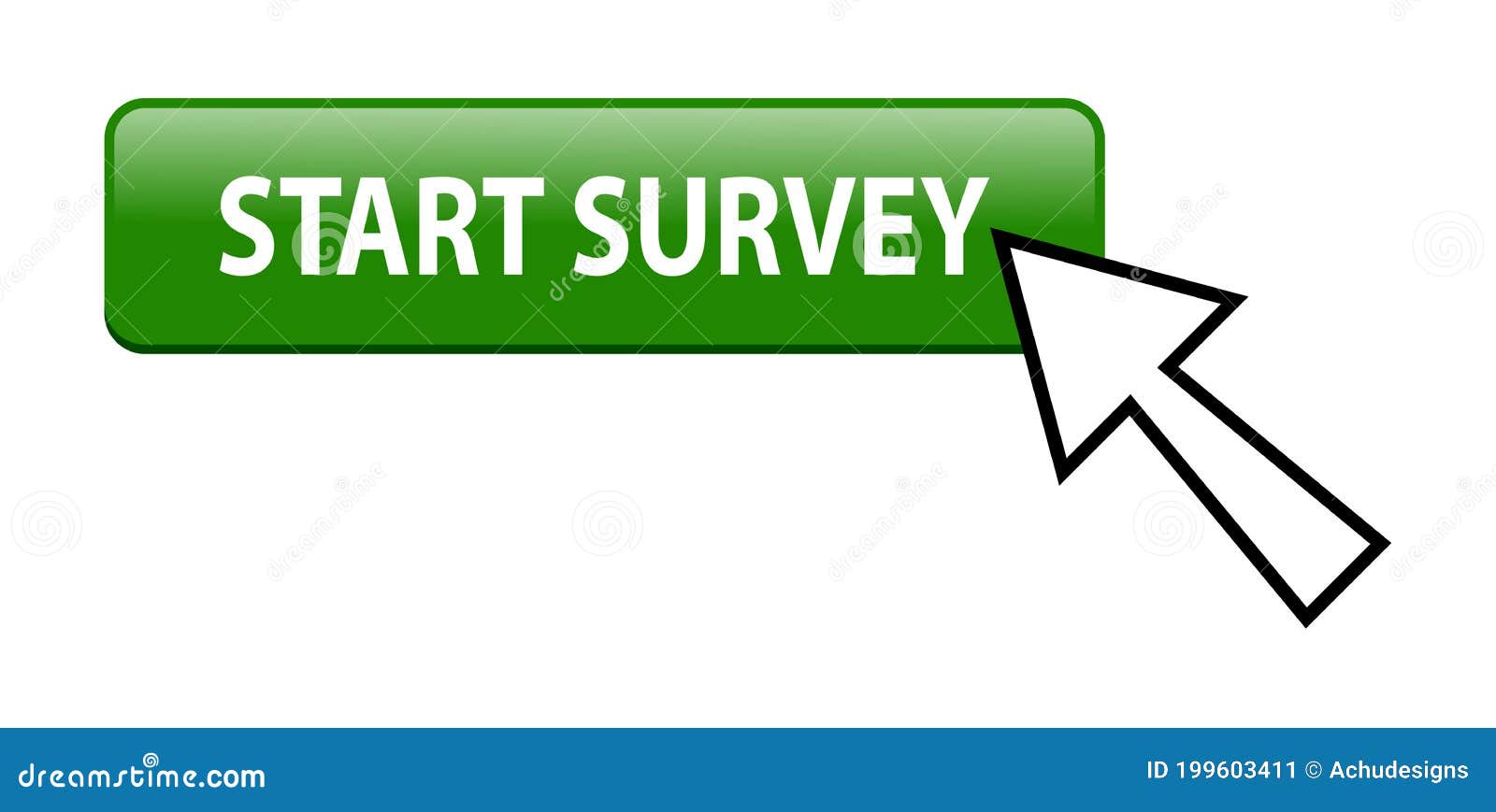 Start survey button stock vector. Illustration of design - 199603411