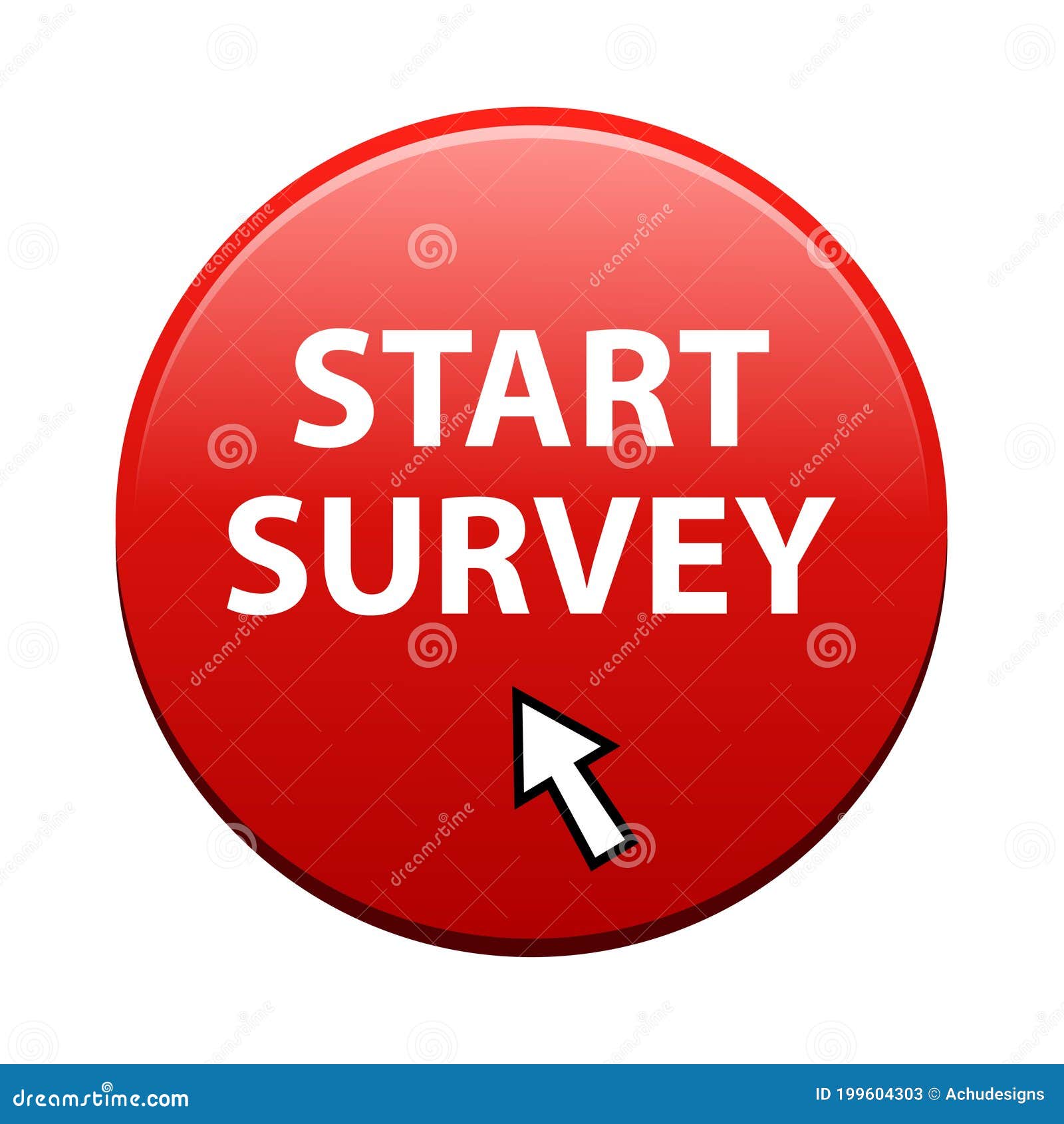 Start survey button stock vector. Illustration of icon - 199604303