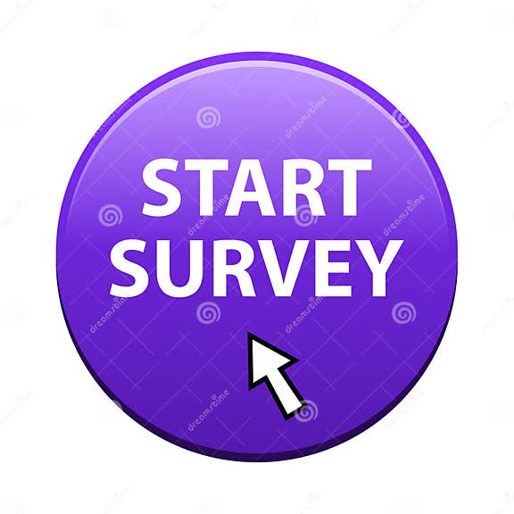 Start survey button stock vector. Illustration of communication - 199604429