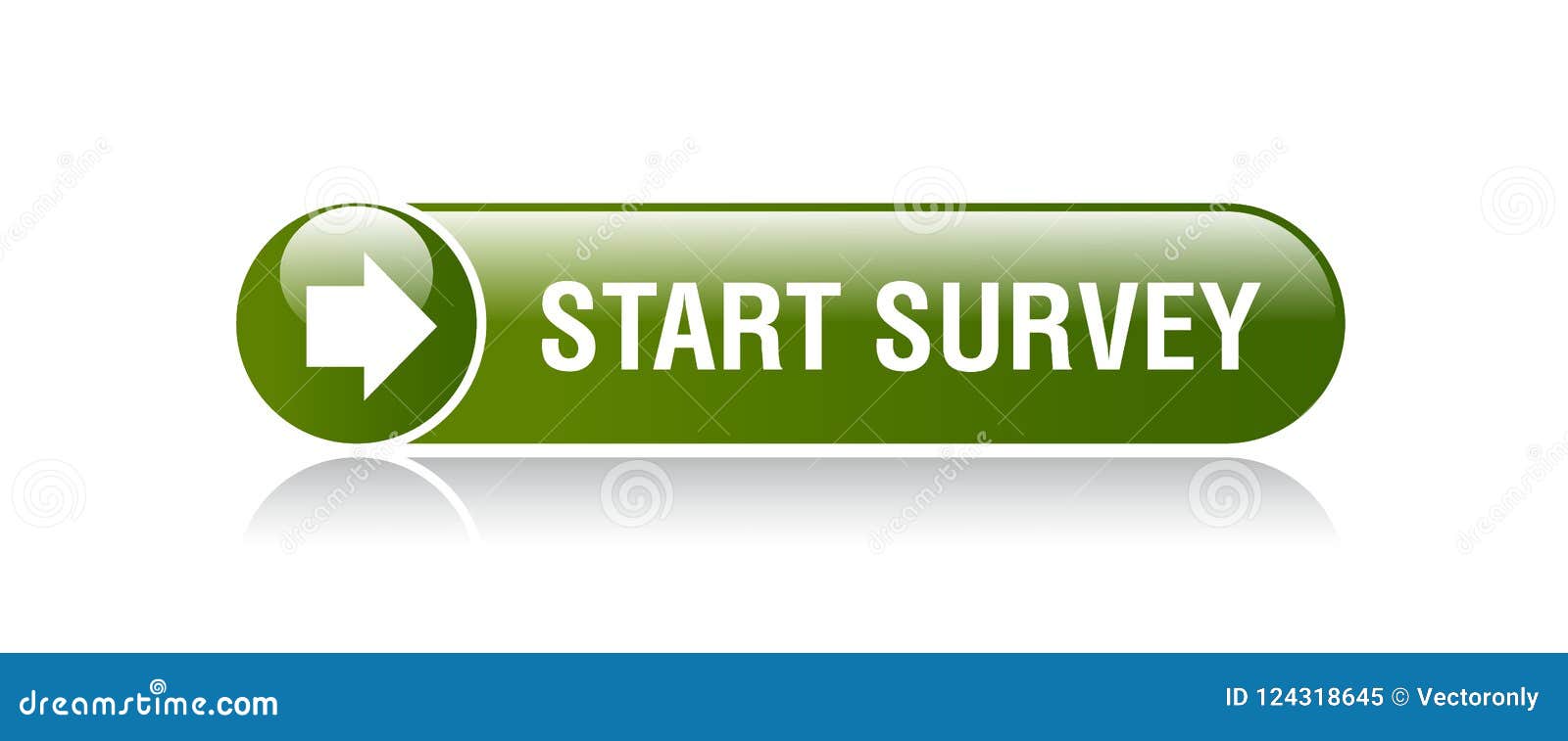 Survey button stock illustration. Illustration of design - 124318645