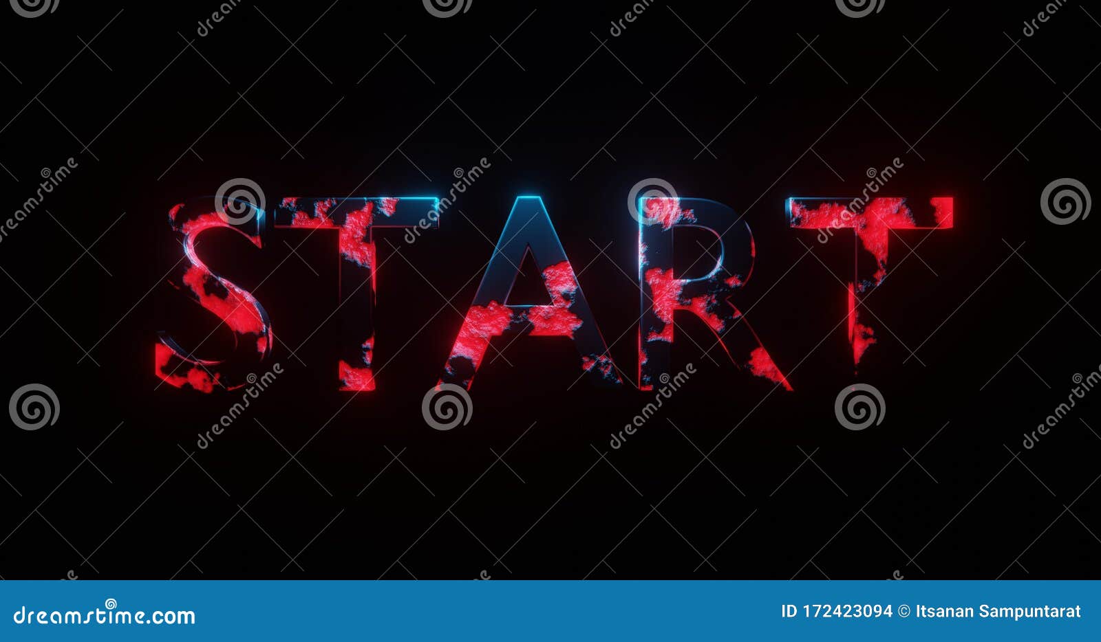 Start text word abstract stock illustration. Illustration of button ...