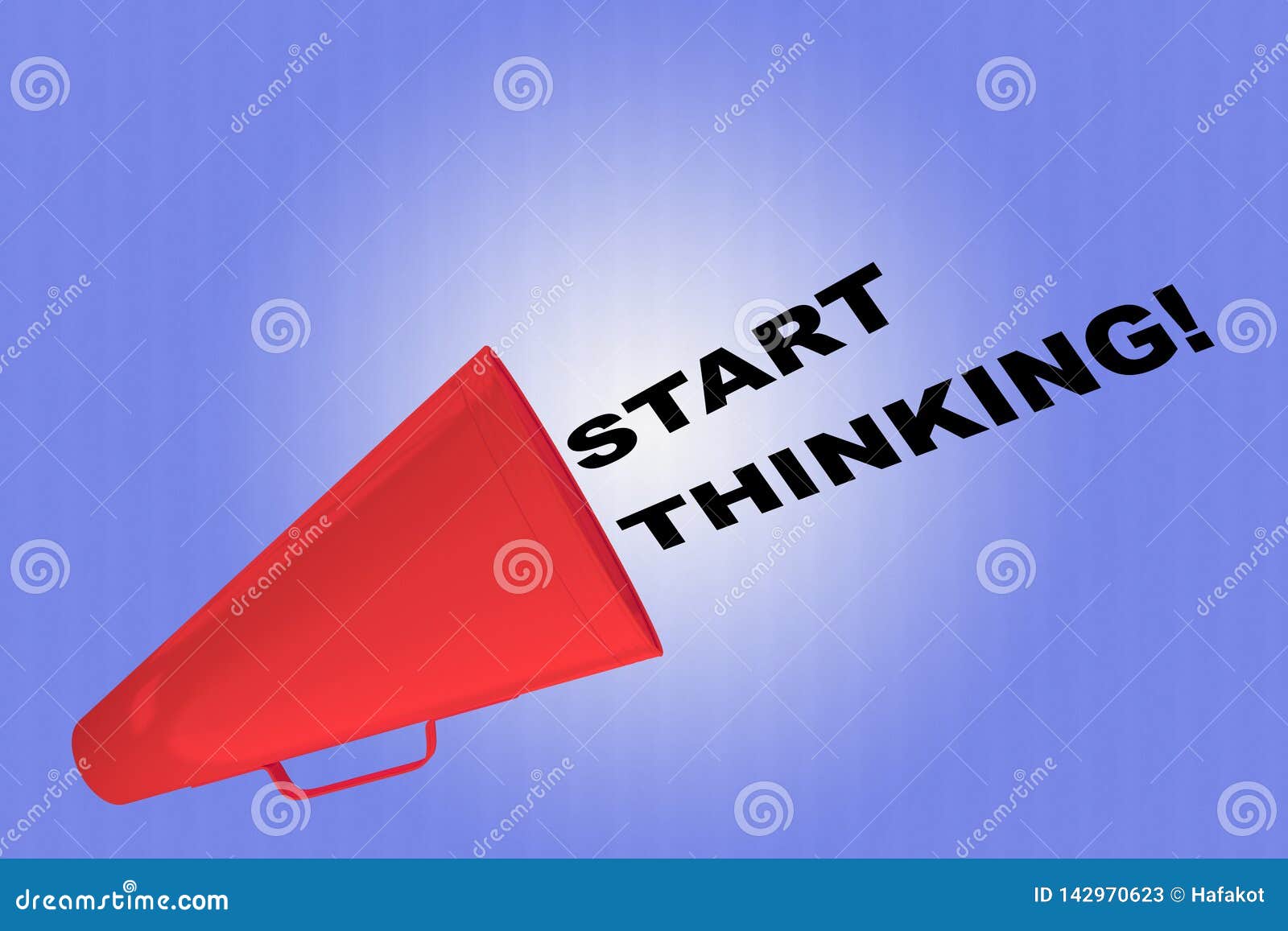 START THINKING! concept stock illustration. Illustration of research ...