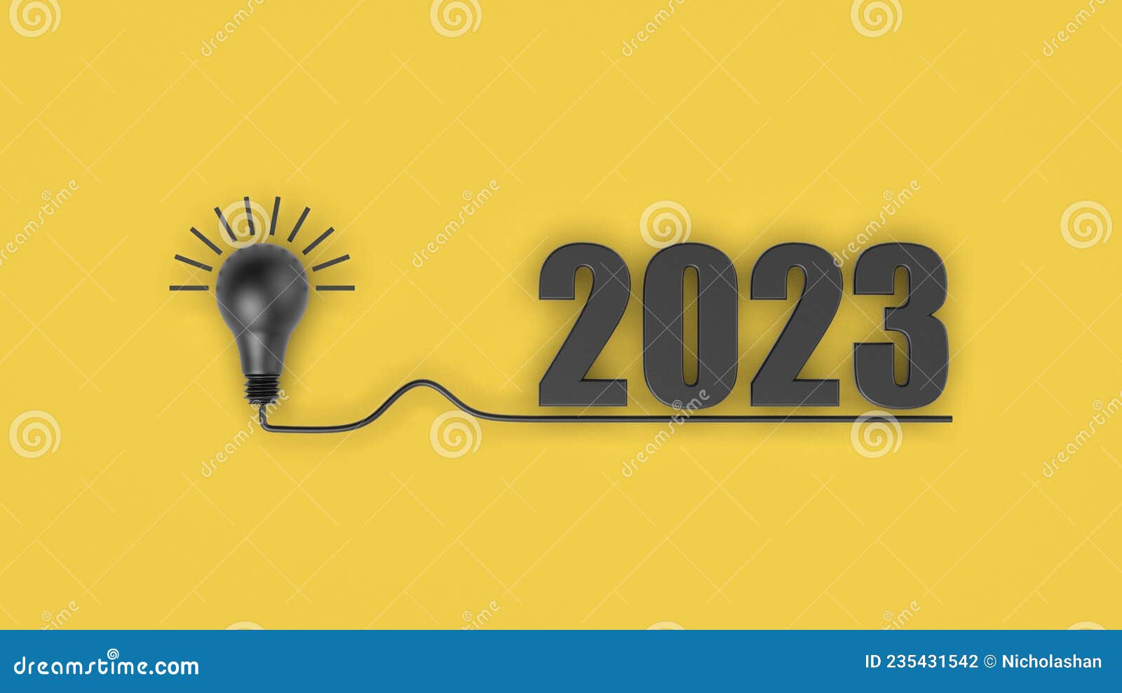 Start To New Year 2023 Plans, Goals, Objectives Stock Illustration ...
