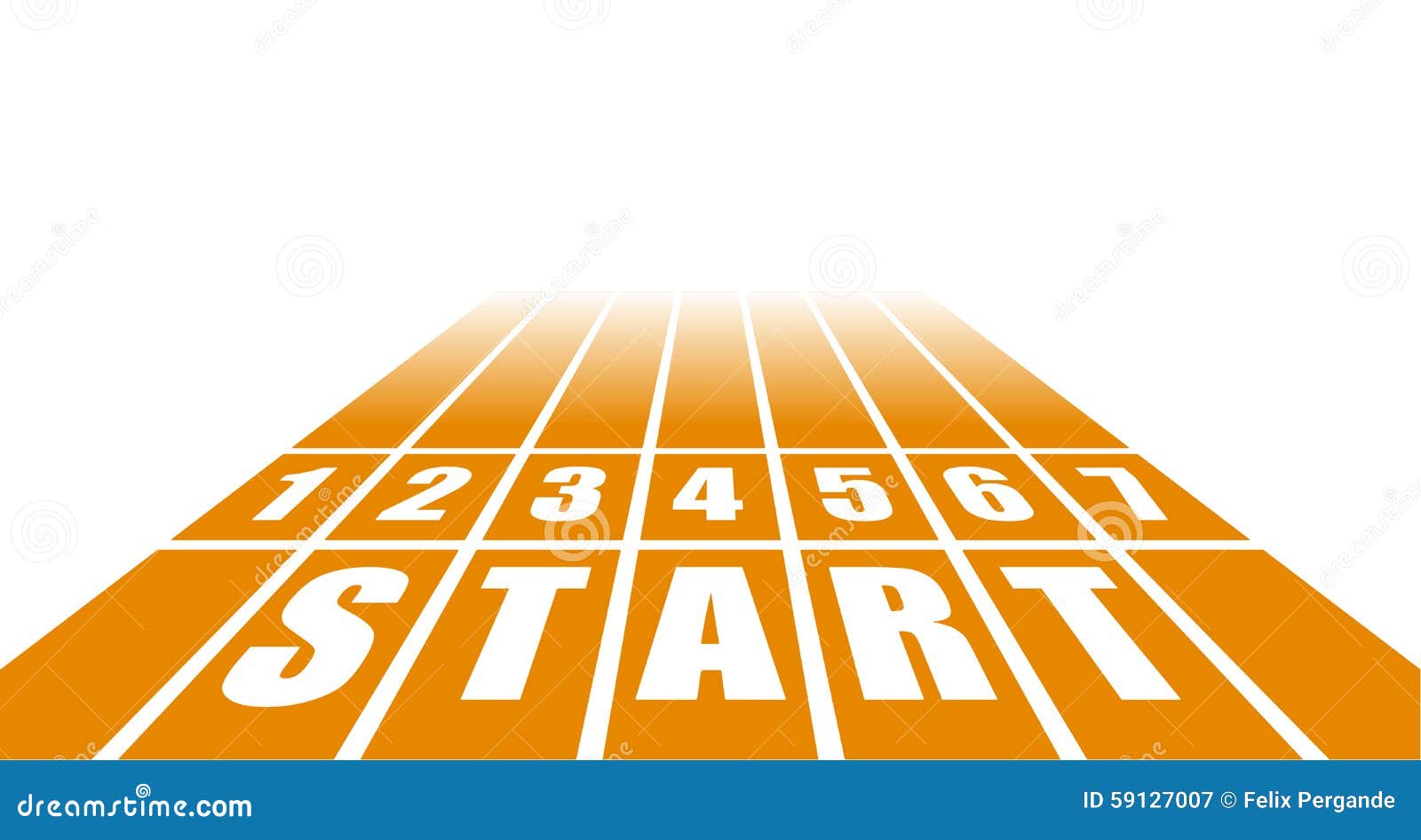 Start Track stock illustration. Illustration of running - 59127007