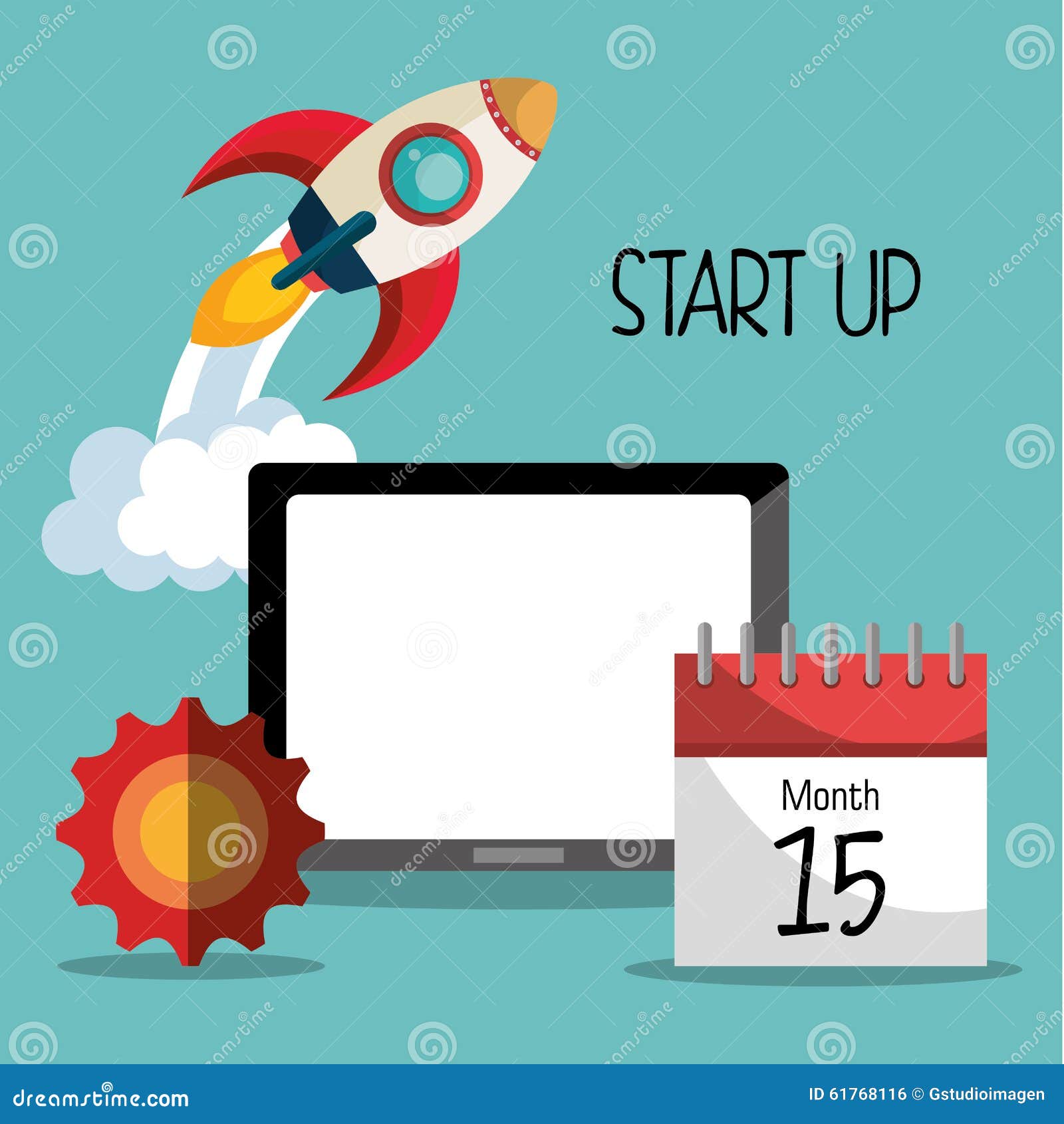 Start up business company stock vector. Illustration of project - 61768116