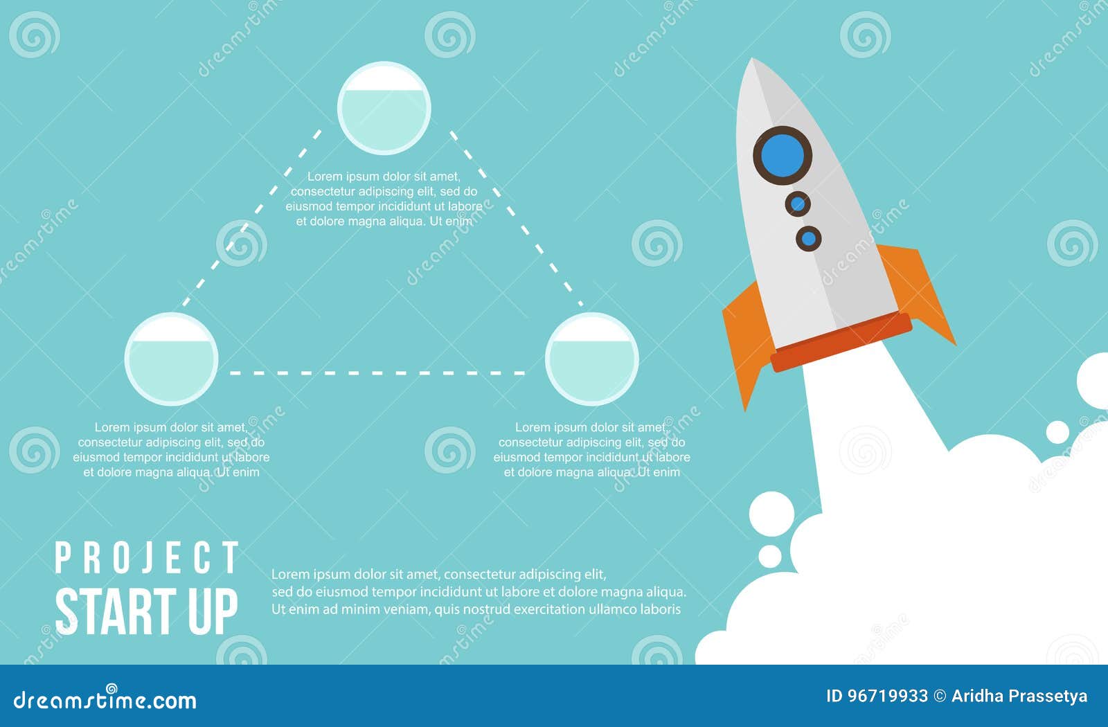 Start Up Business Infographic Step Concept Stock Vector - Illustration ...