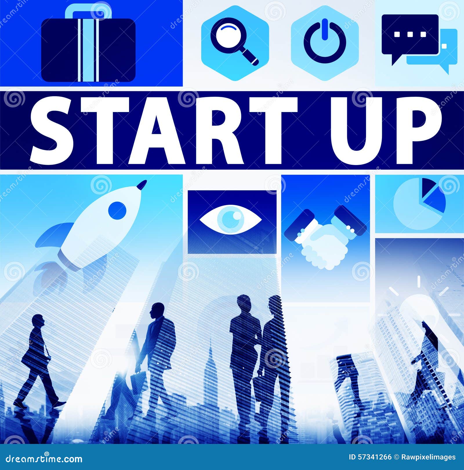 Start Up Business New Launch Technology Concept Stock Photo - Image of ...