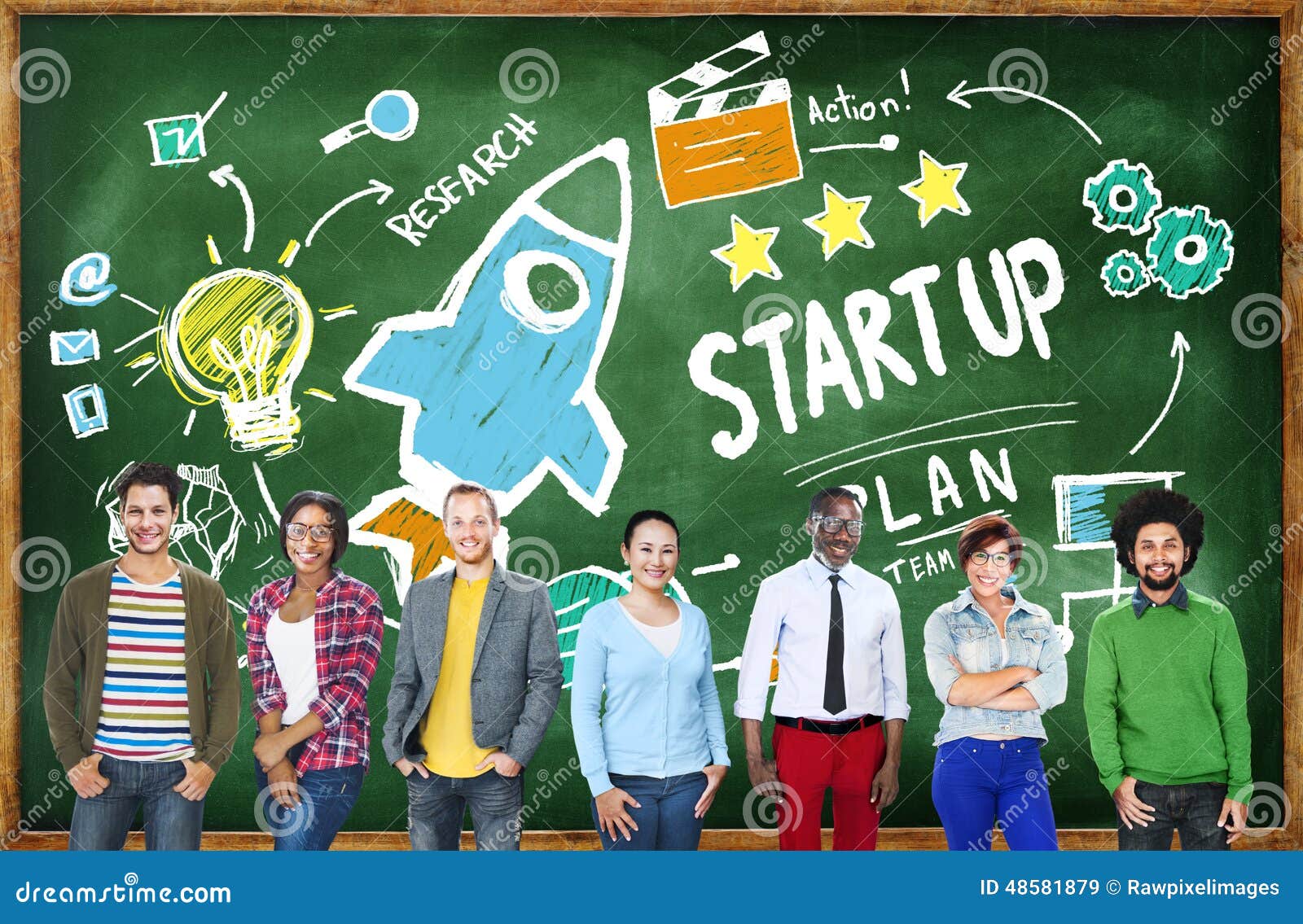 Start Up Business Success Education Team Concept Stock Image - Image of ...