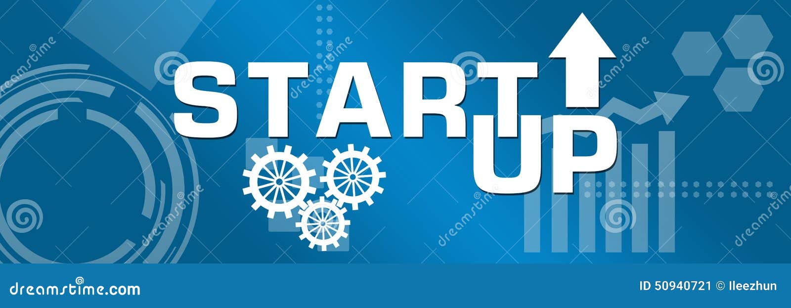 Start Up Business Theme Background Stock Illustration - Illustration of ...