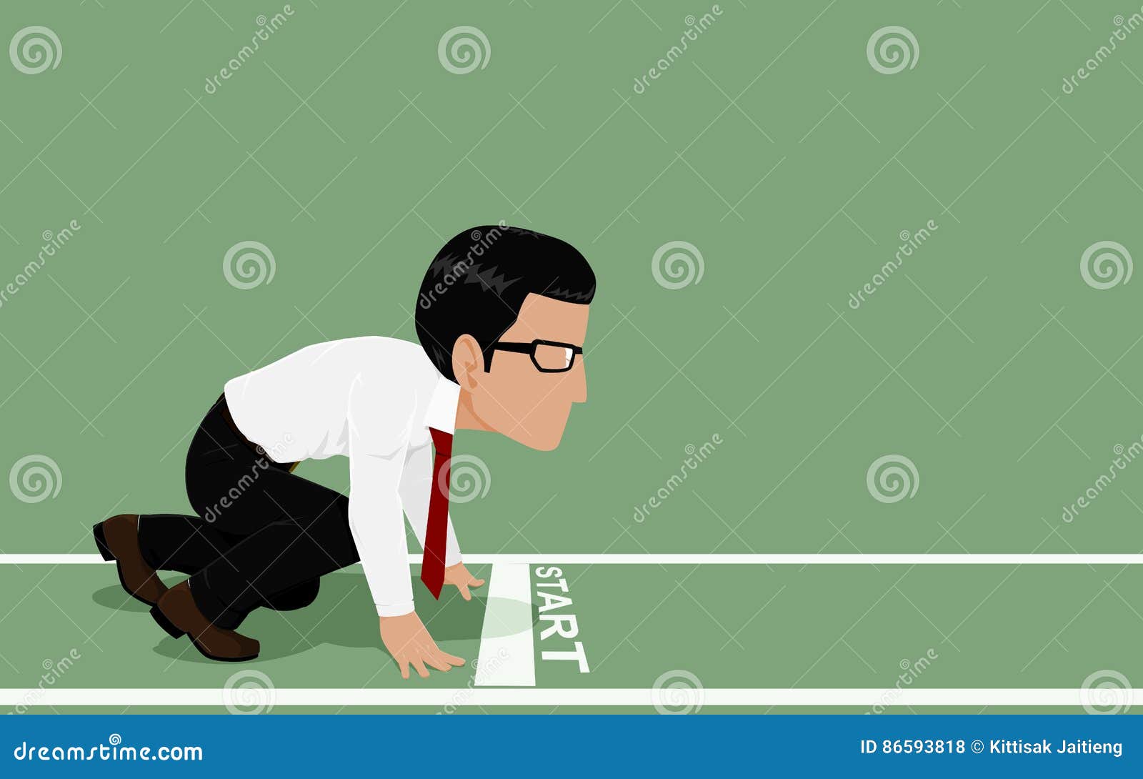 Start up stock vector. Illustration of compete, running - 86593818