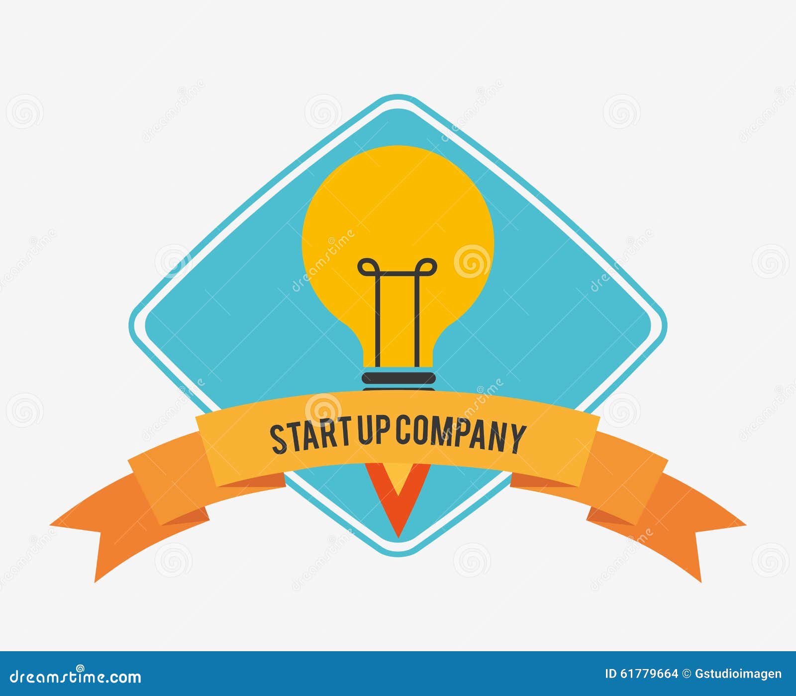 Start up concept stock vector. Illustration of square - 61779664