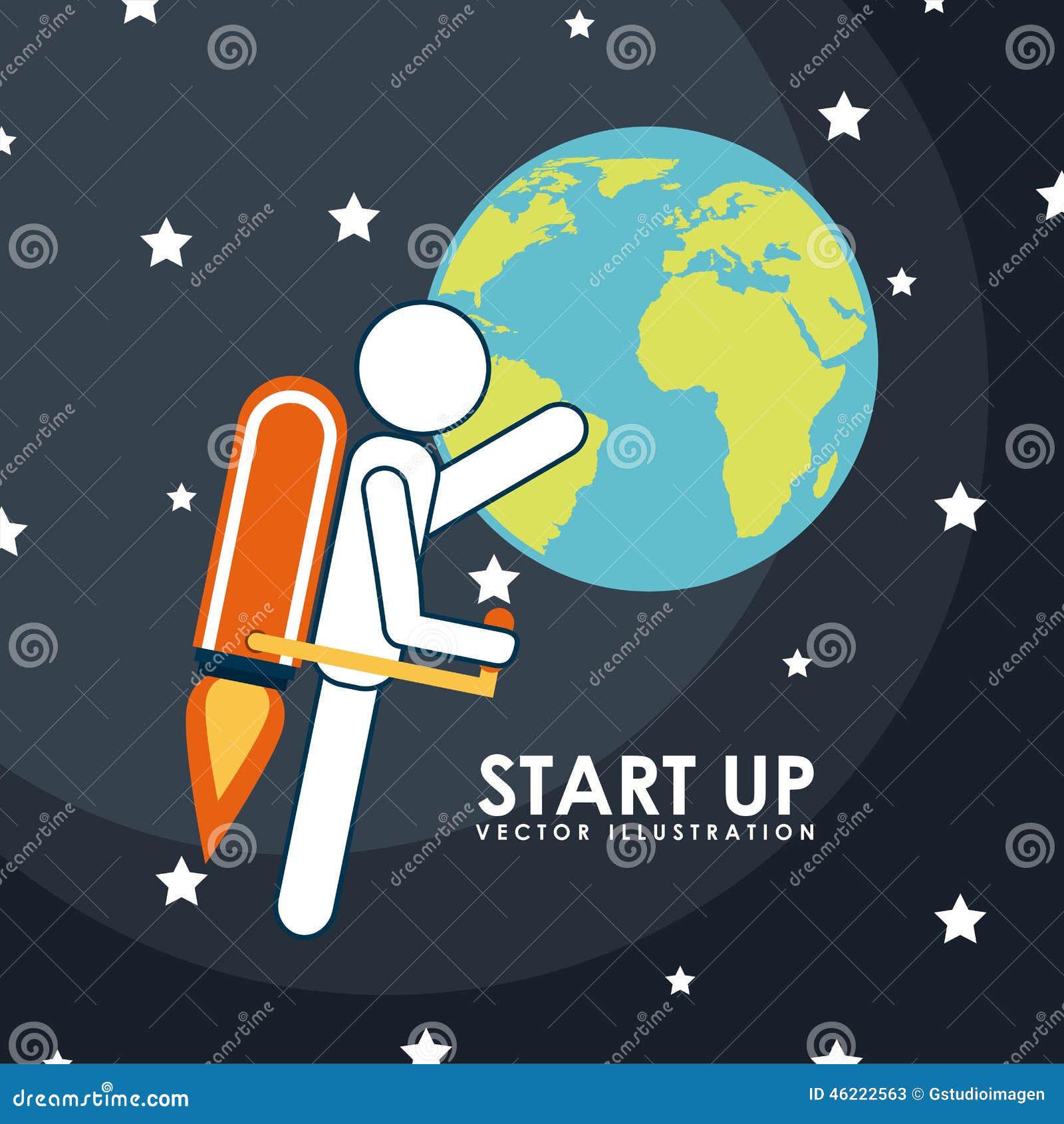 Start up design stock illustration. Illustration of design - 46222563