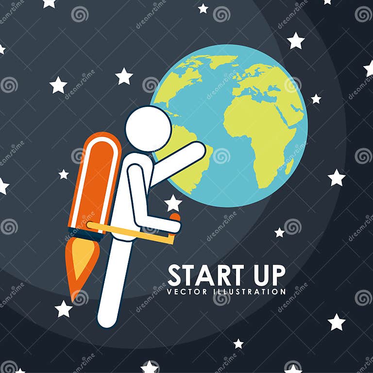 Start up design stock illustration. Illustration of design - 46222563