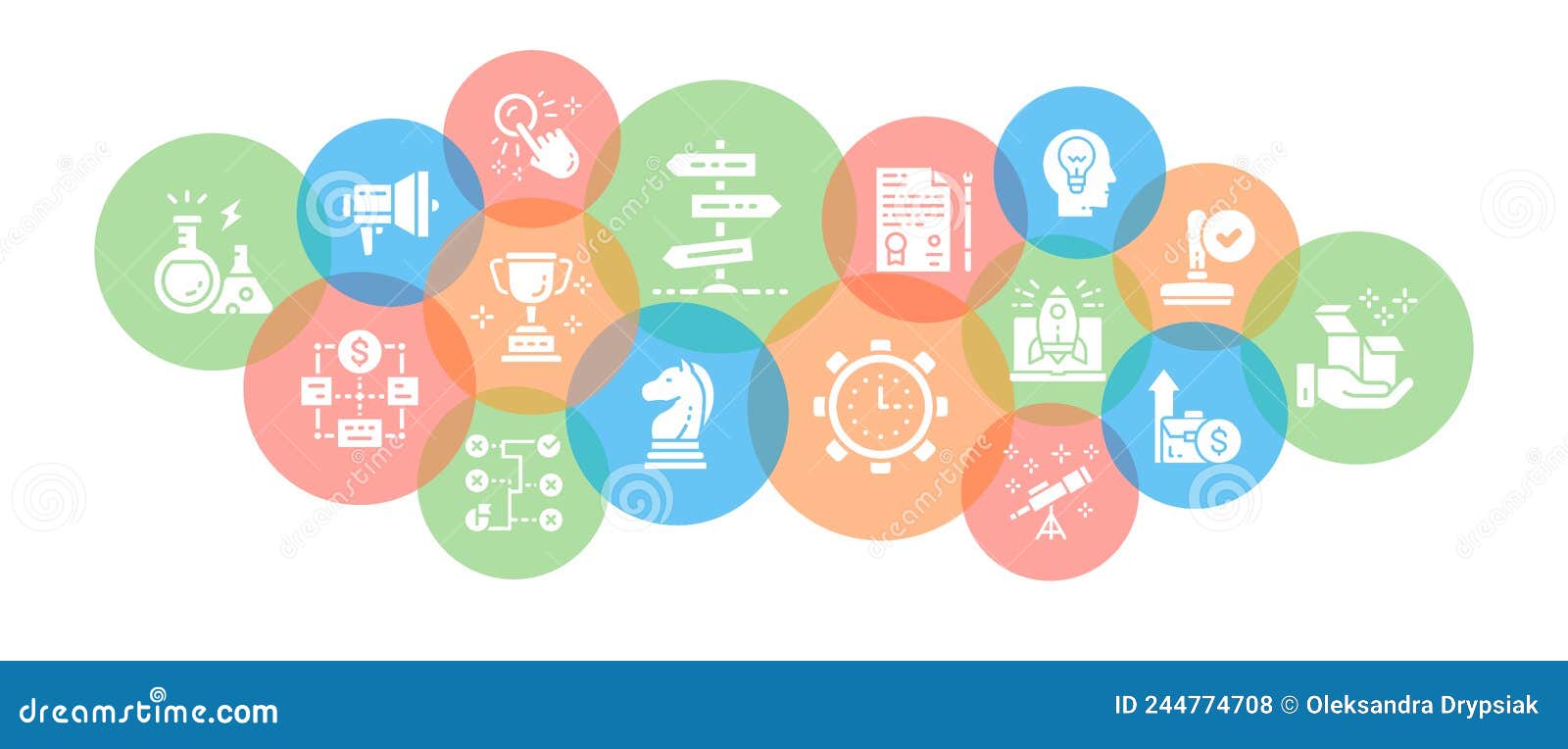 Start Up Design Illustration Concept. Time Management, Idea Generation ...