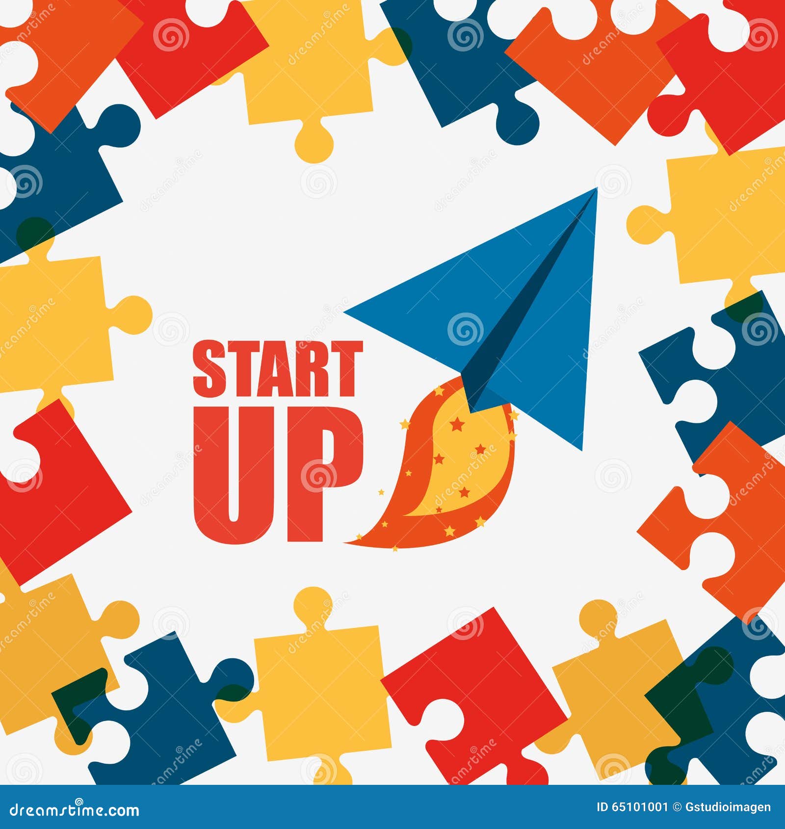 Start up design stock illustration. Illustration of product - 65101001