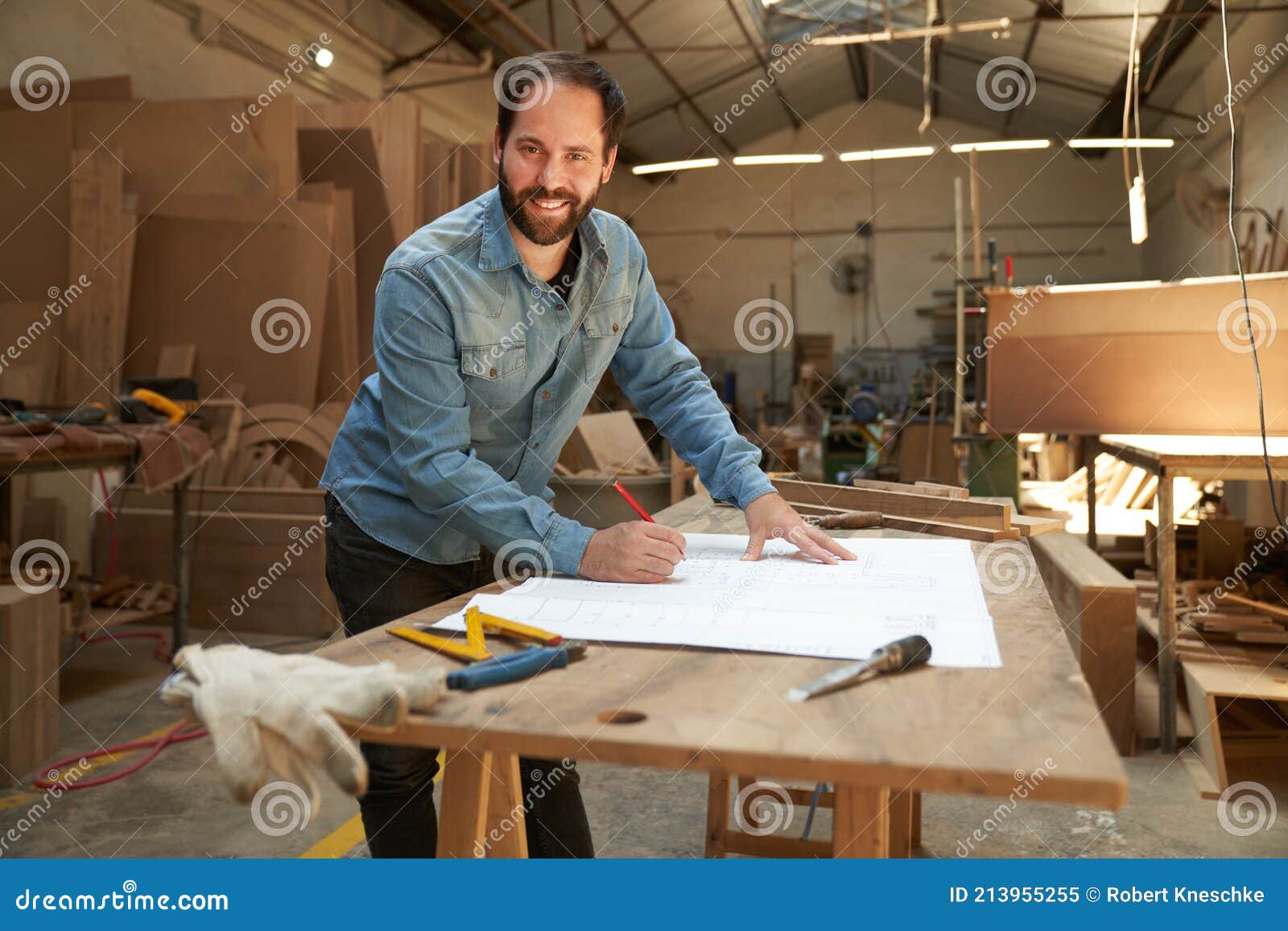 Start-up Founder and Creative Architect Stock Image - Image of positive ...