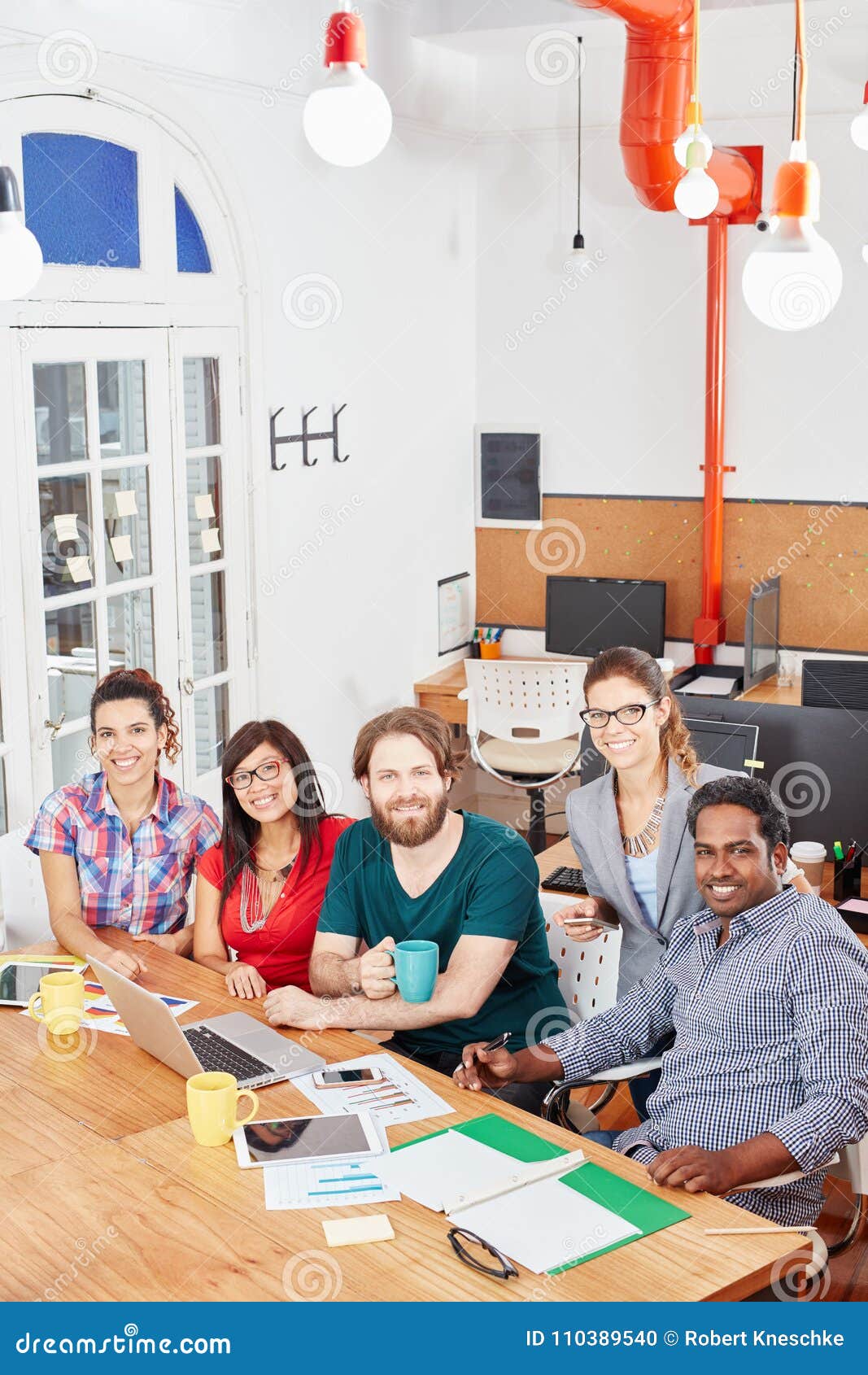 Start-up group as a team stock photo. Image of teamwork - 110389540