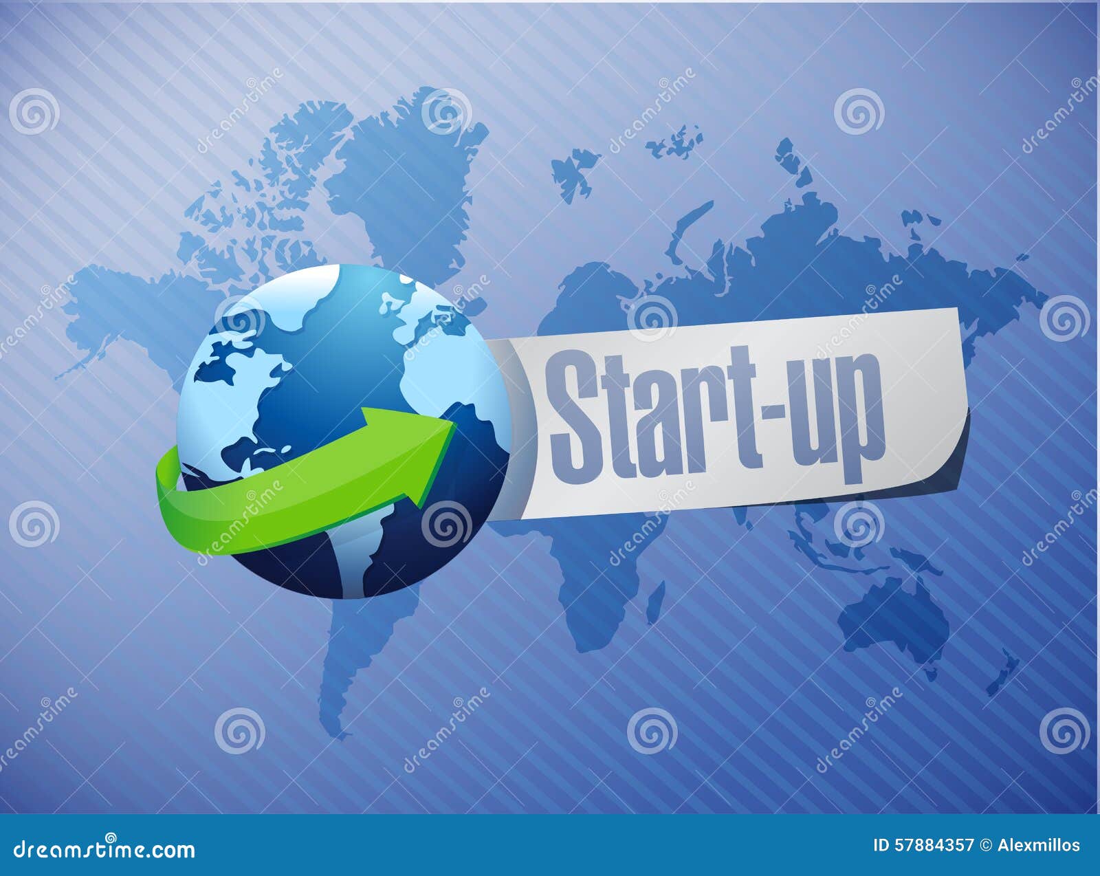Start-up International Sign Concept Stock Illustration - Illustration ...