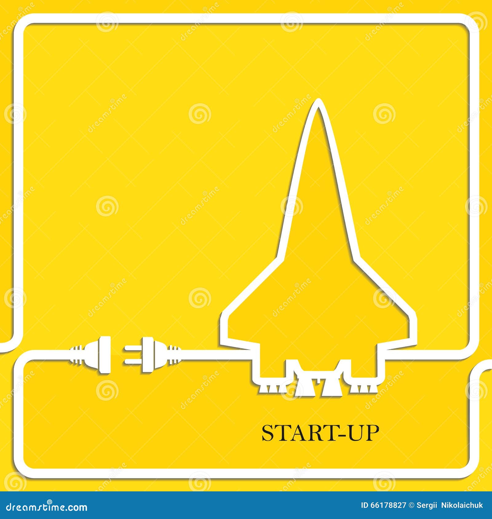 Start Up New Project Symbol. Stock Vector - Illustration of science ...