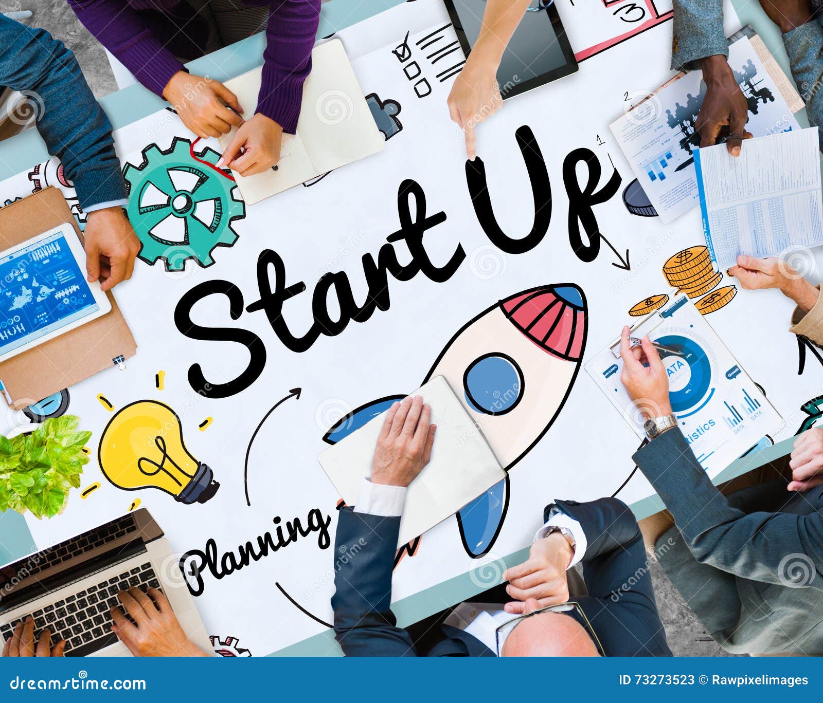 Start Up Planning Growth Development Launch Concept Stock Image - Image ...